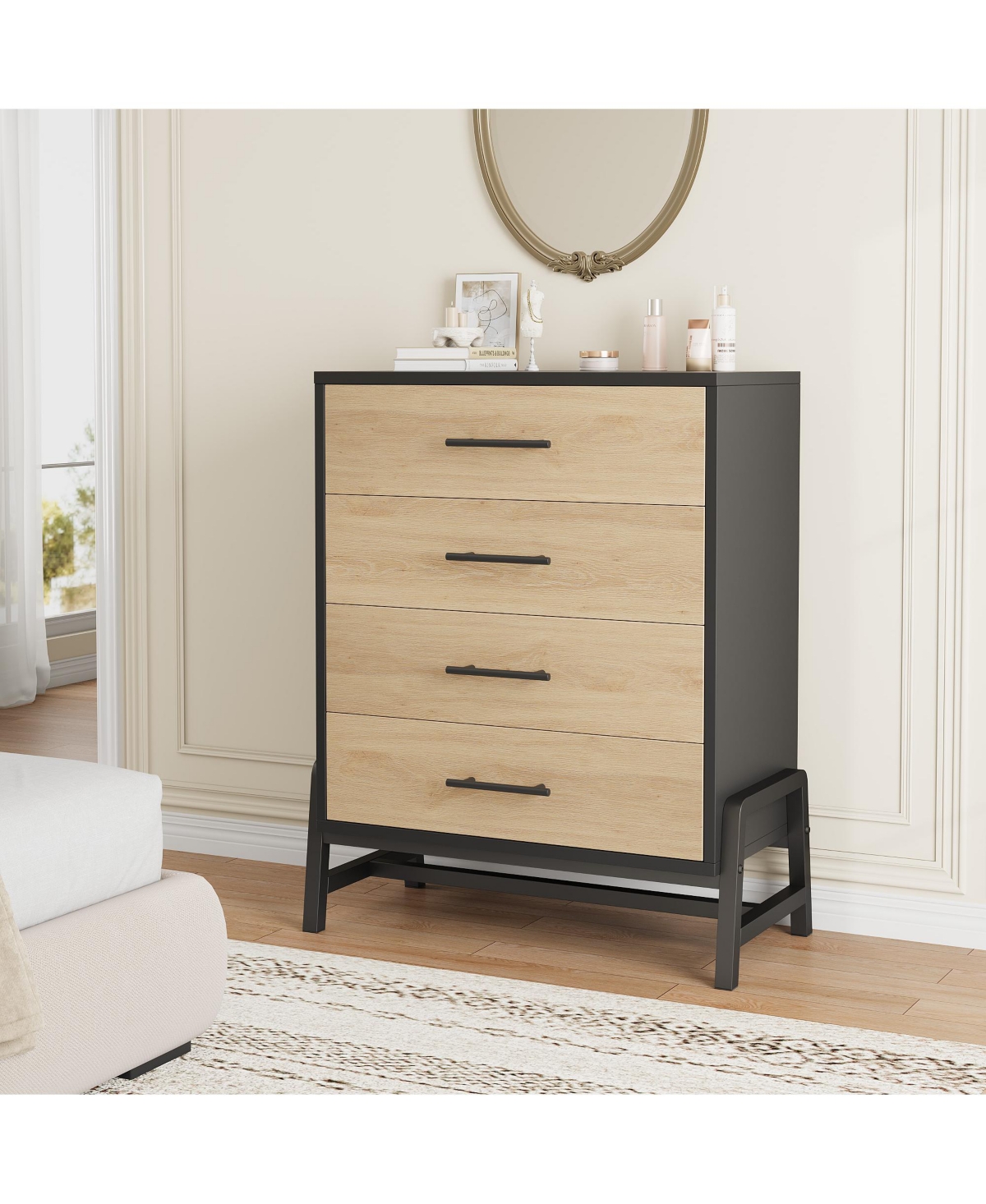 Click here for homfan 29.5 4-Drawer Narrow Tall Cabinet  Freestan... prices