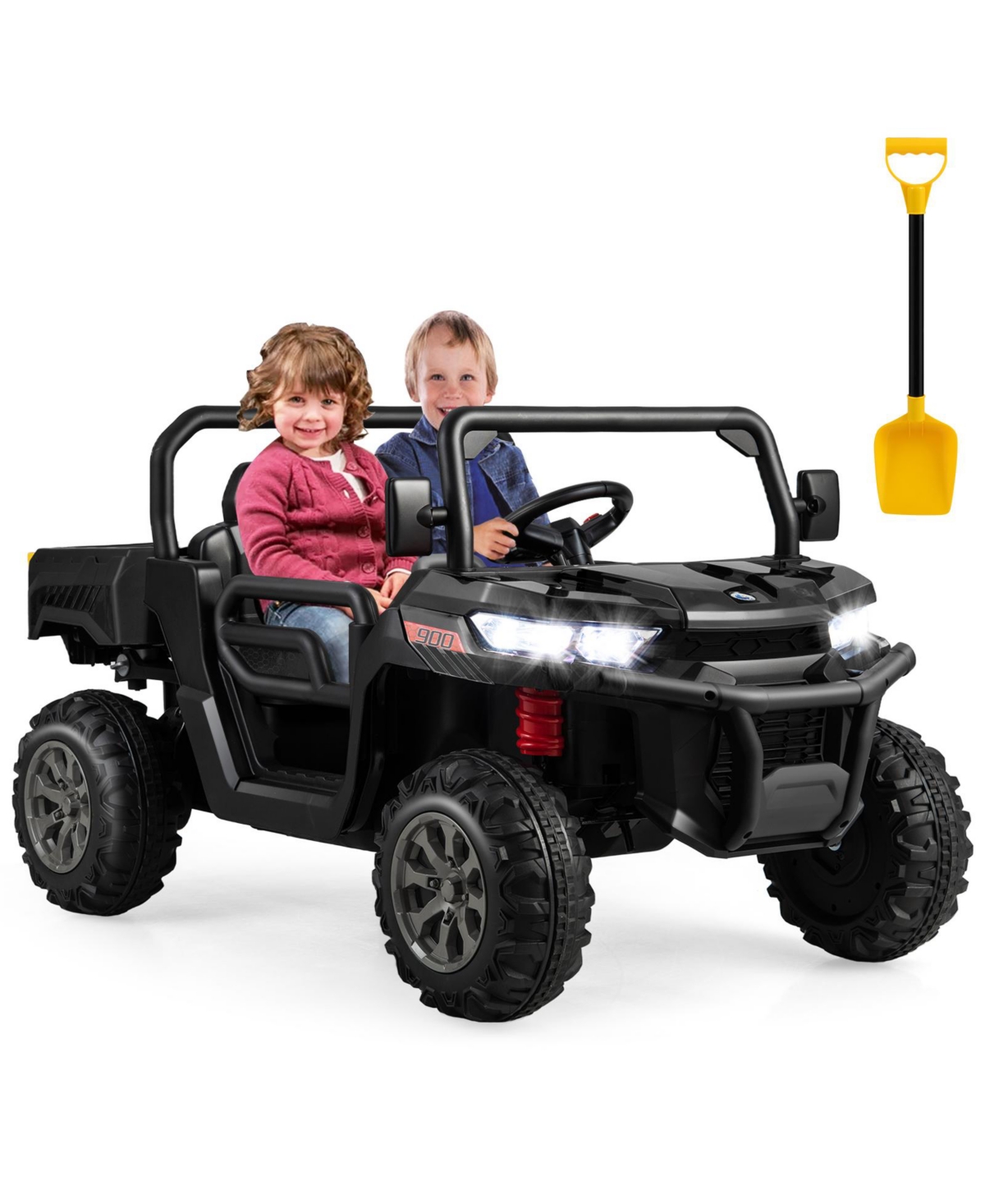 Click here for 24V Ride on Dump Truck with Remote Control - Black prices