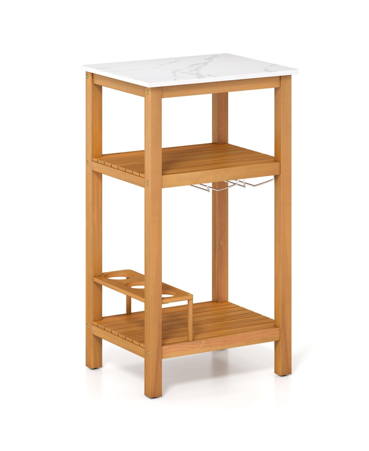 Click here for Slickblue Outdoor Patio Storage Cabinet Acacia Woo... prices