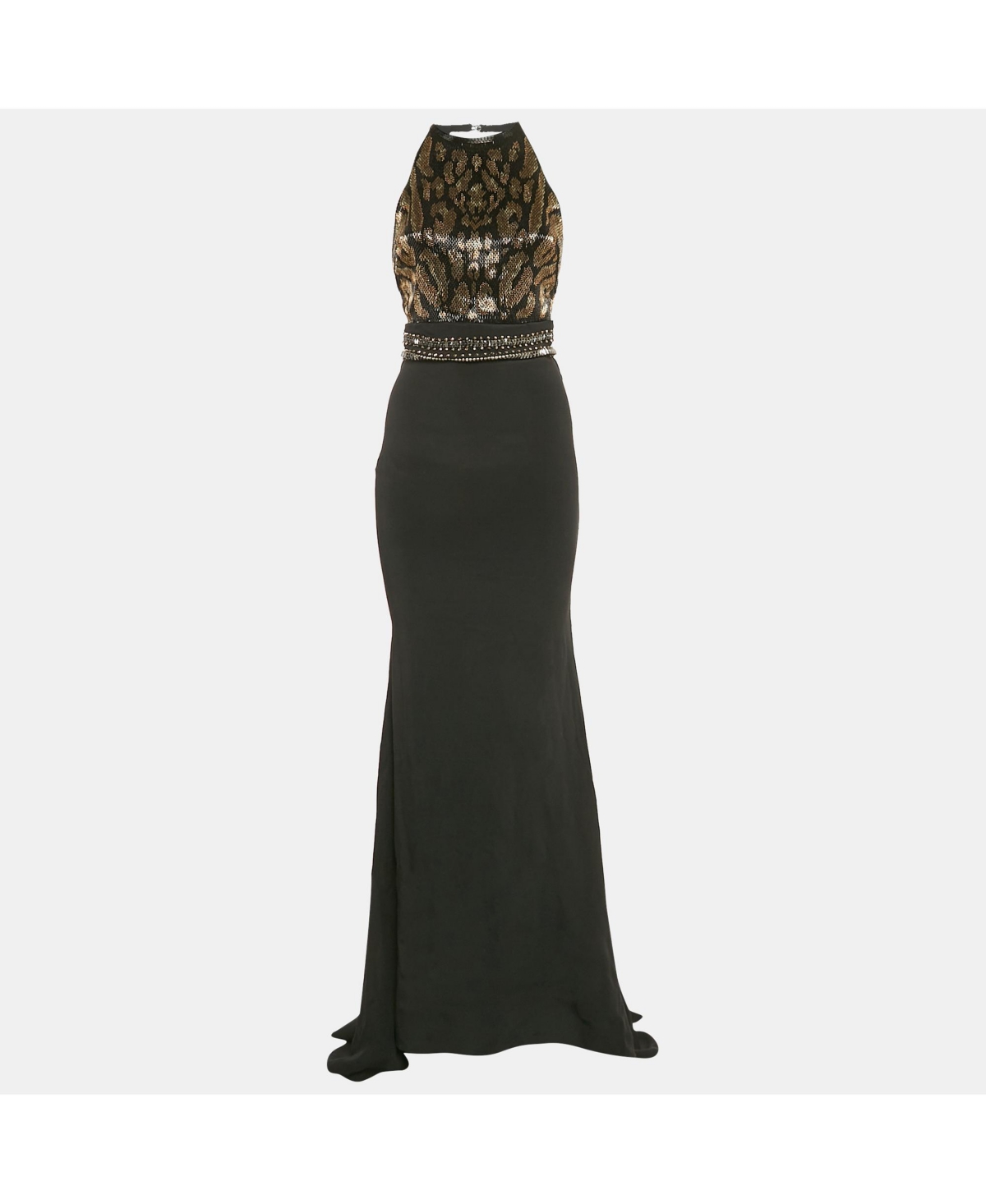 Click here for Pre-Owned Roberto Cavalli Womens Embellished Crepe... prices