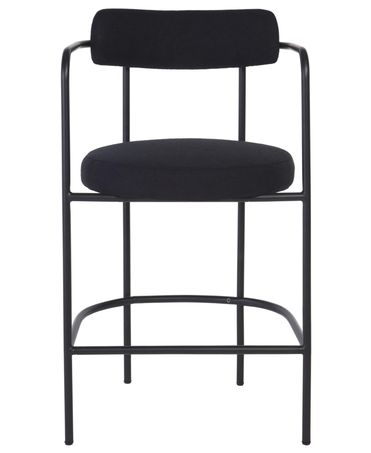 Click here for Safavieh Andrean Arm Counter Stool - Black / black prices