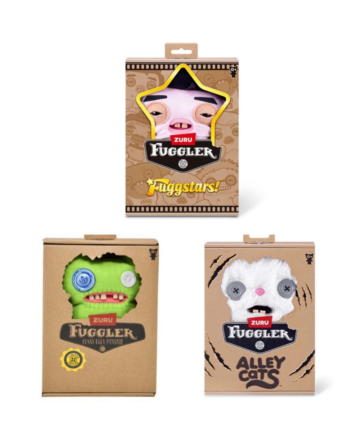 Click here for Fuggler Set of 3 Zuru Plush Toy 9 Inch - Indecisiv... prices
