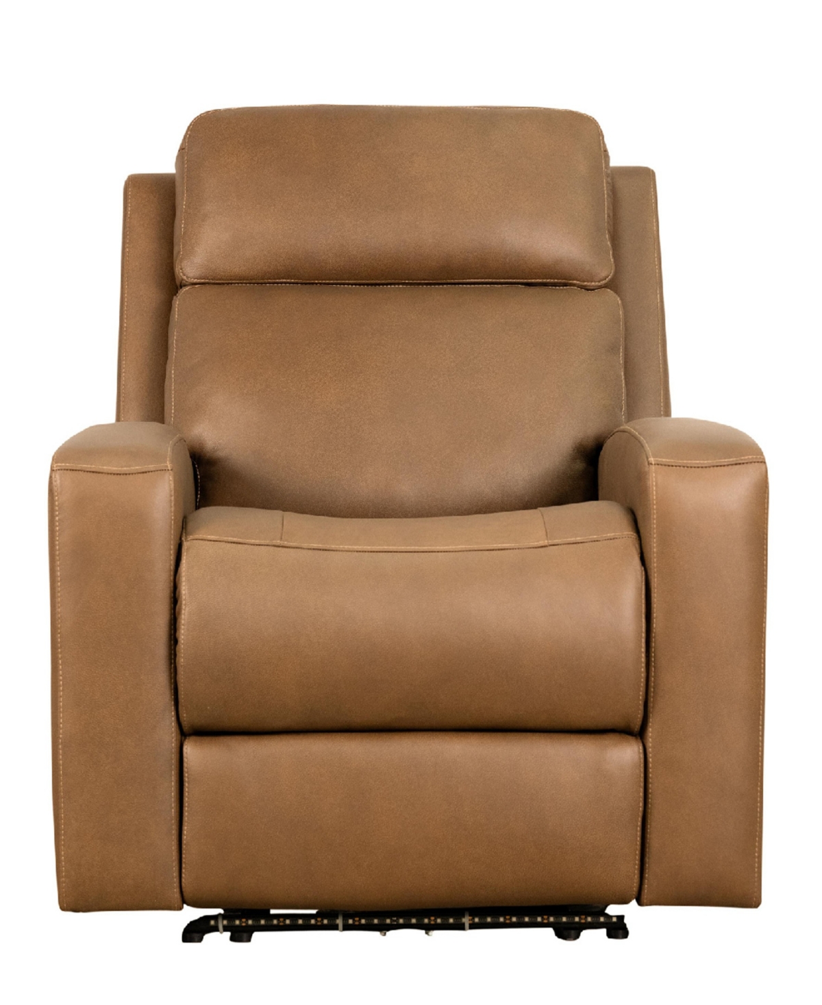 Click here for Hewitt 37 Leather Power Recliner - Milk Chocolate prices