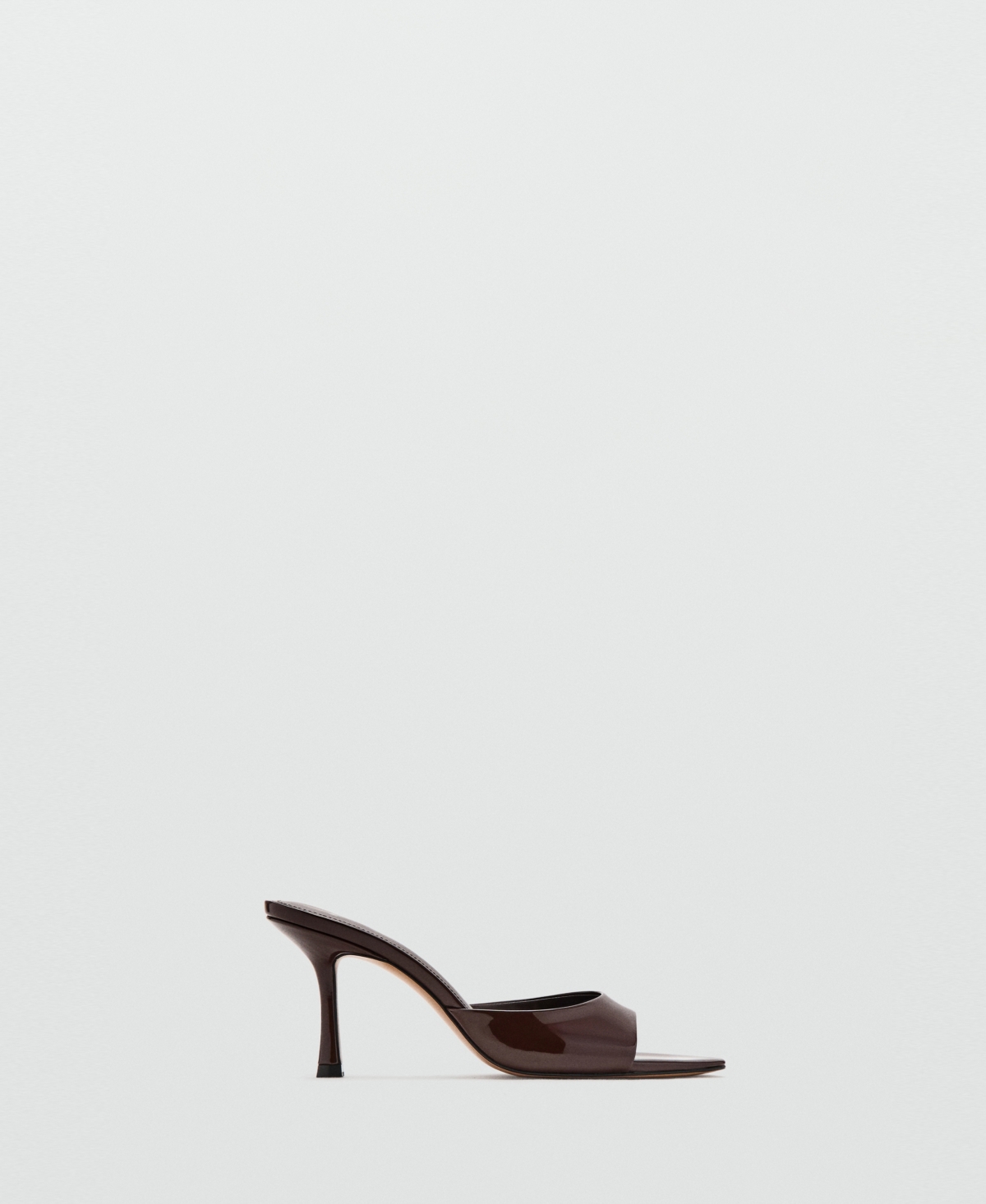 Click here for Mango Womens Patent Leather Effect Heeled Sandals... prices
