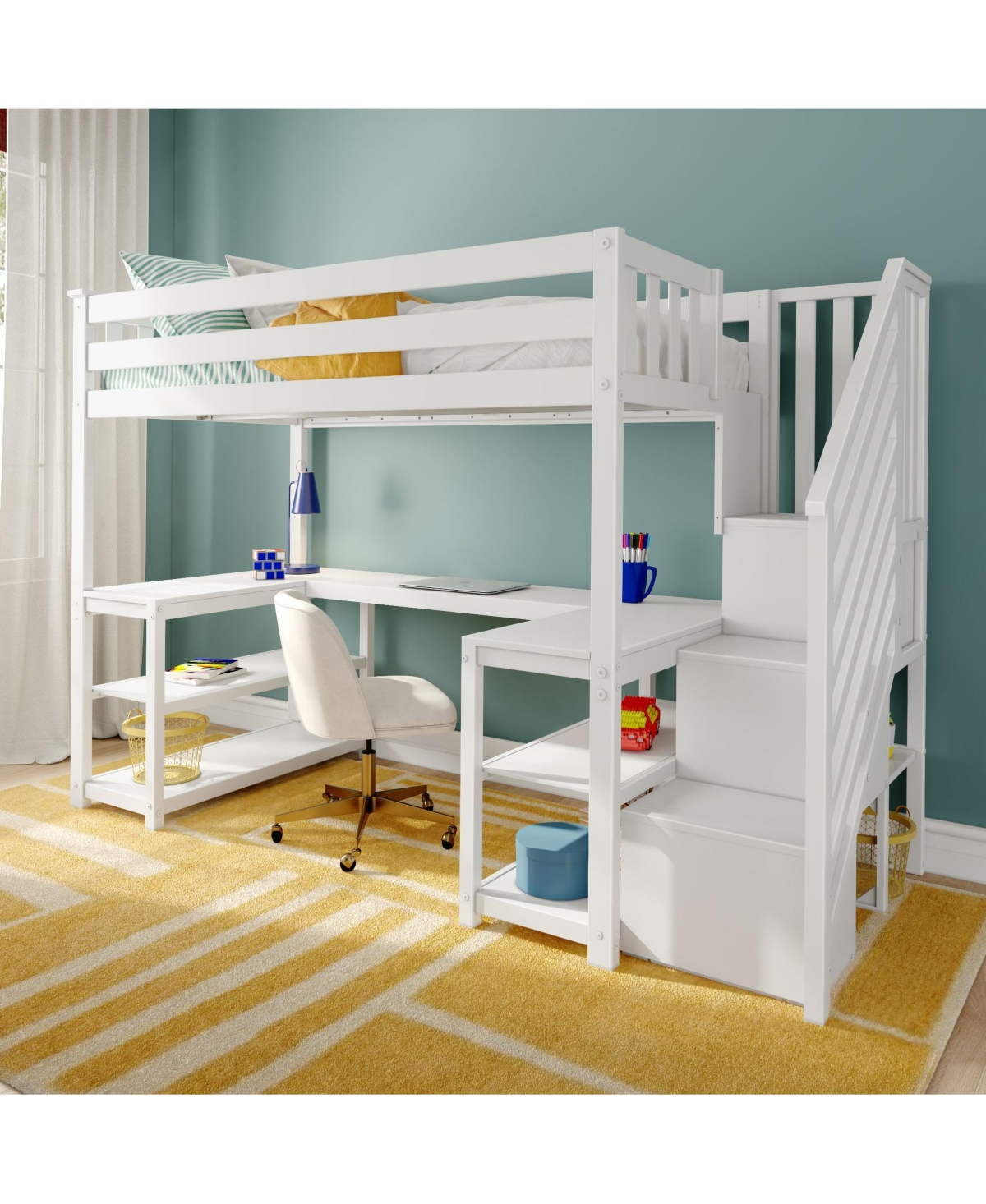 Click here for Max & Lily Classic Twin High Loft (ladder on end)... prices