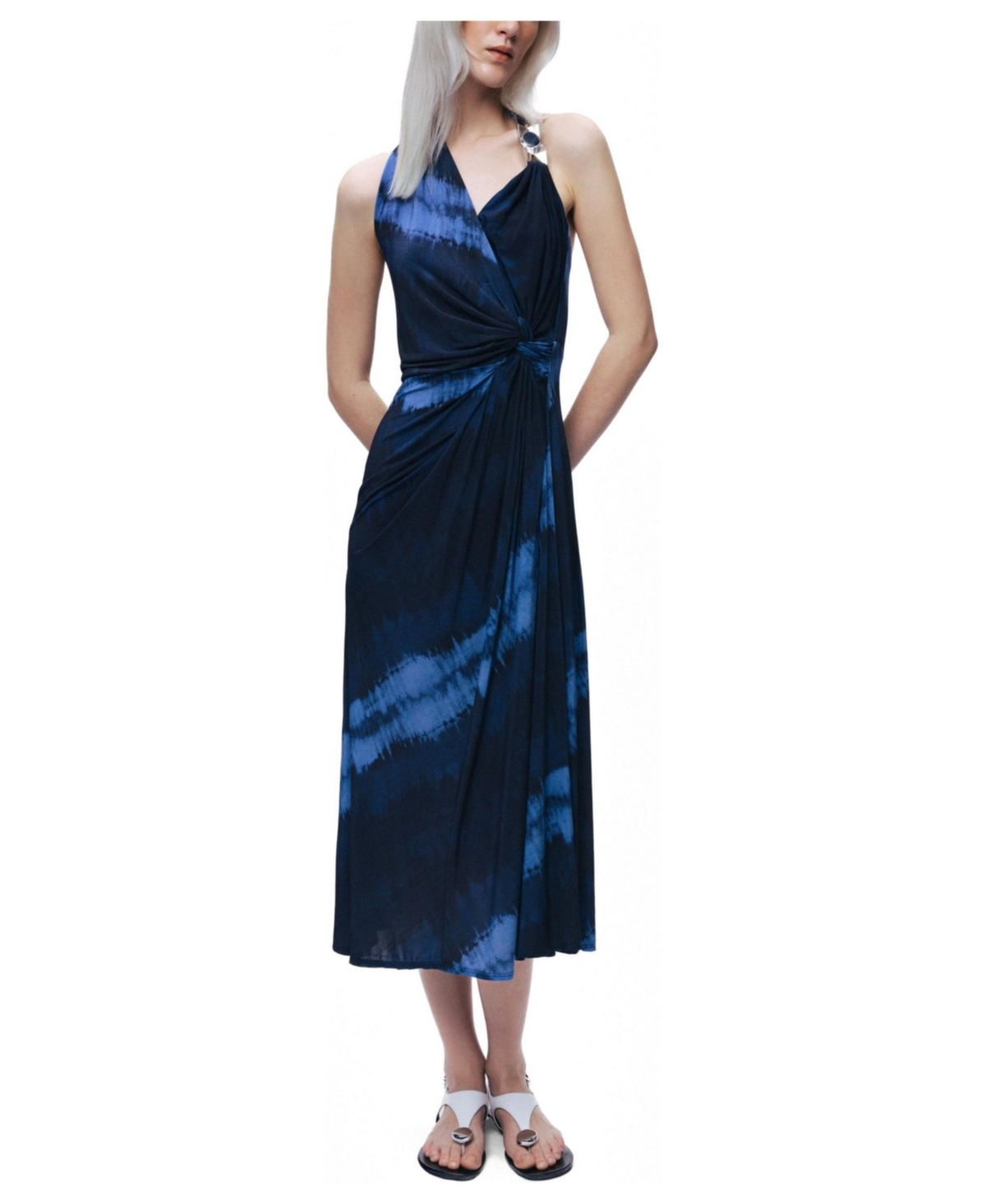 Click here for Nocturne Womens Printed Sleeveless Maxi Dress - Mu... prices