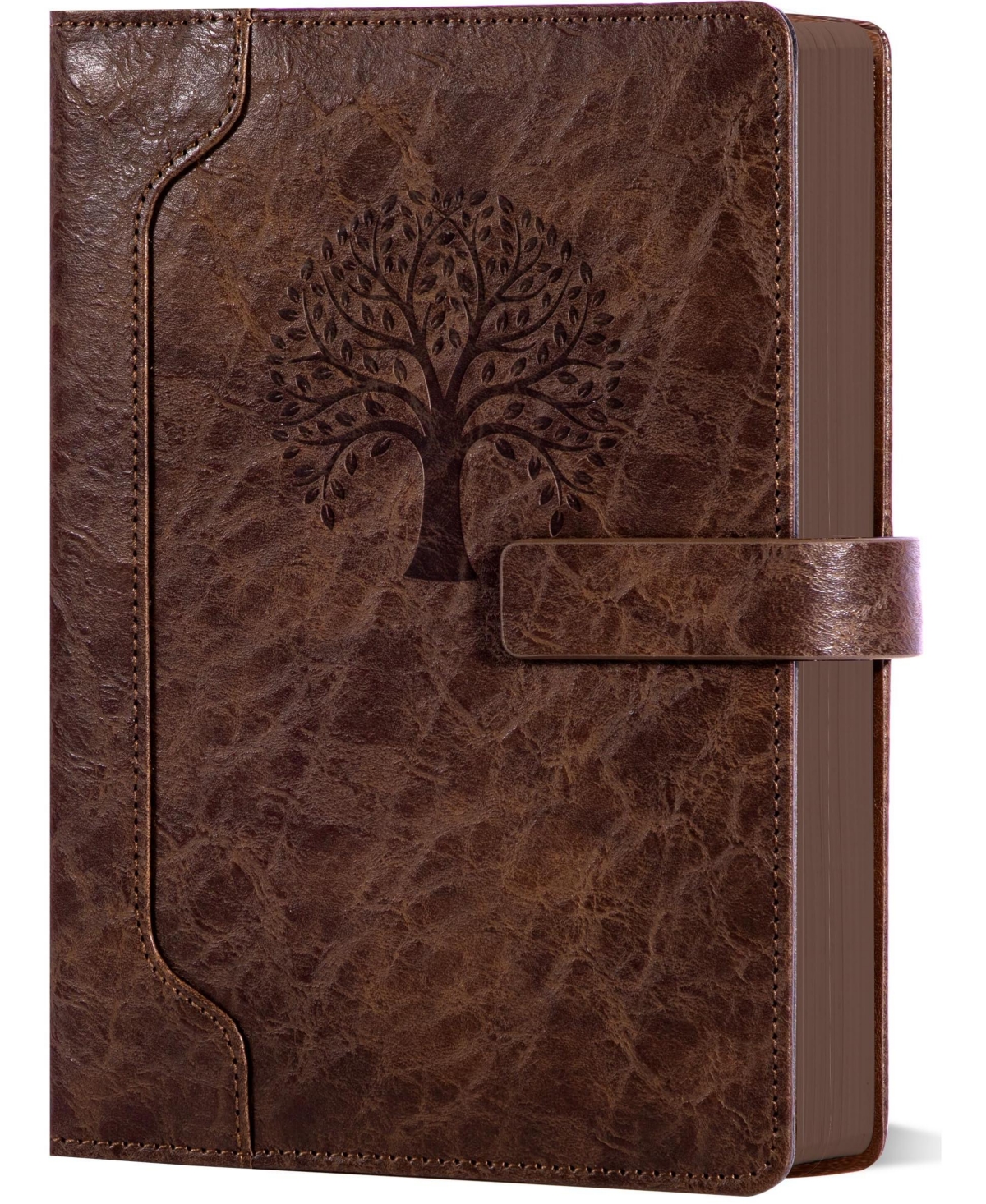 Click here for Gnuadz Lined Leather Journal Vintage Tree Magnetic... prices