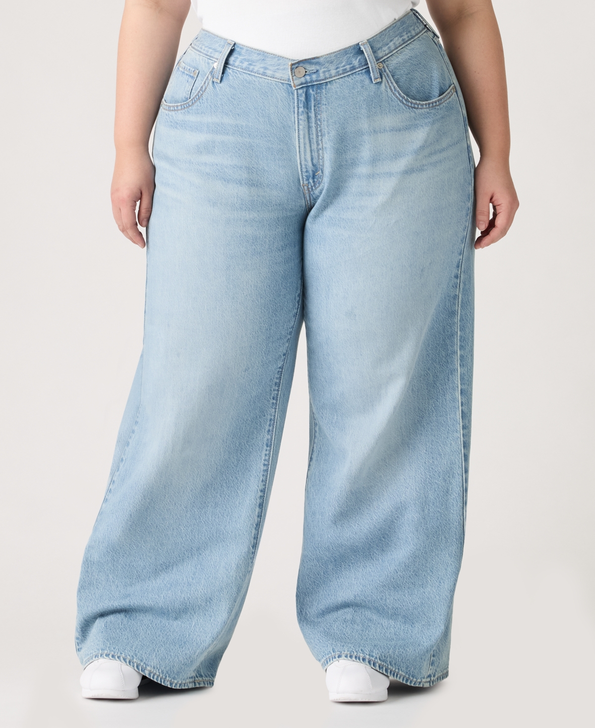 Click here for Levis Plus Size Mid-Rise Non-Stretch Cinch Cotton... prices