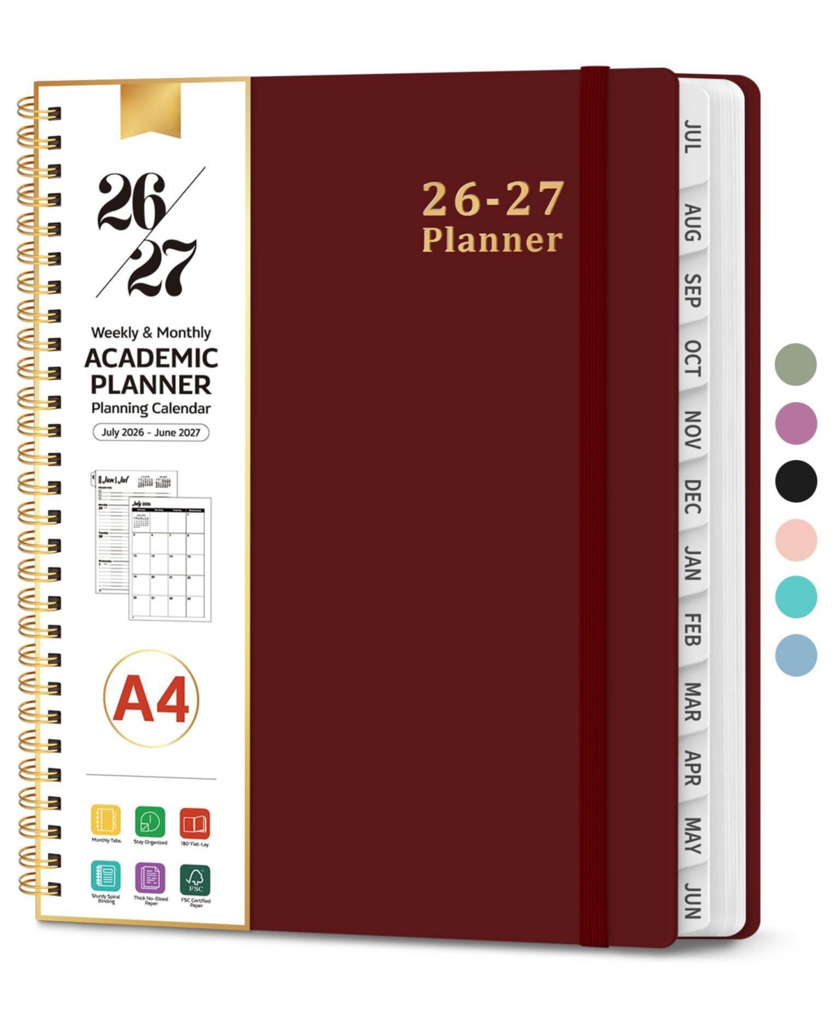 Click here for Gnuadz Planner 2026-2027 Academic Weekly Monthly H... prices