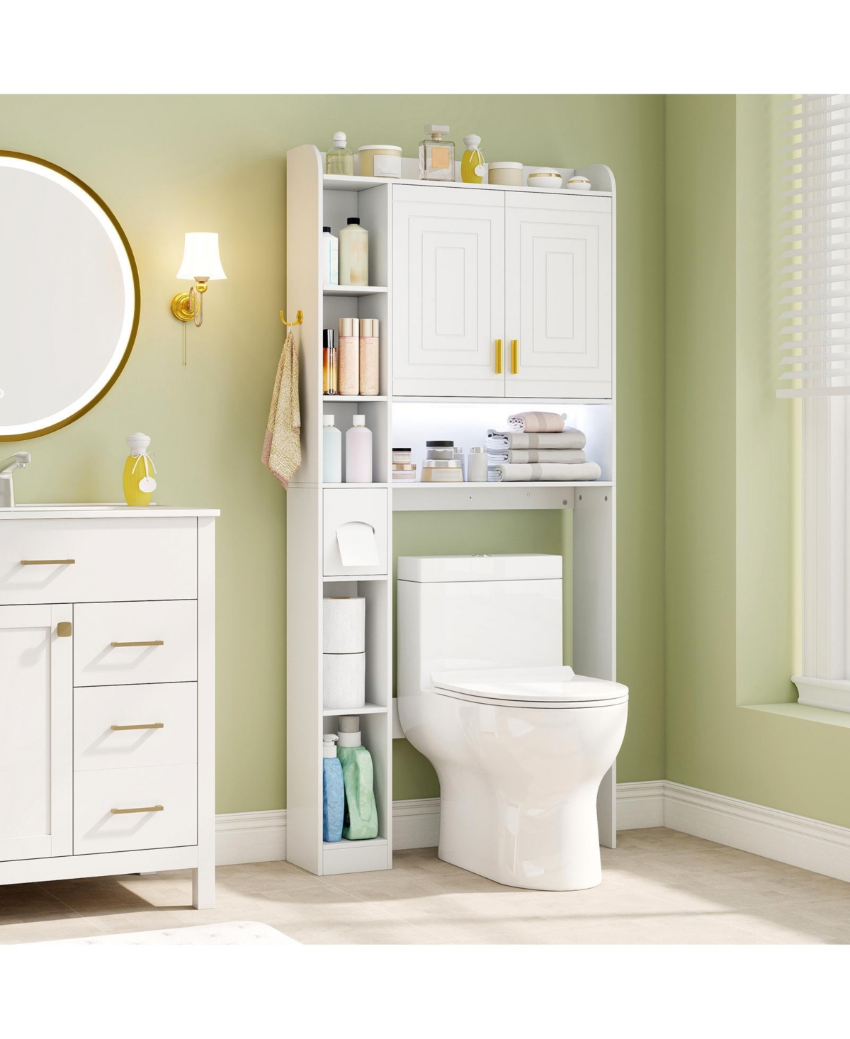 Click here for sumyeg Freestanding Over The bath fixture Storage... prices