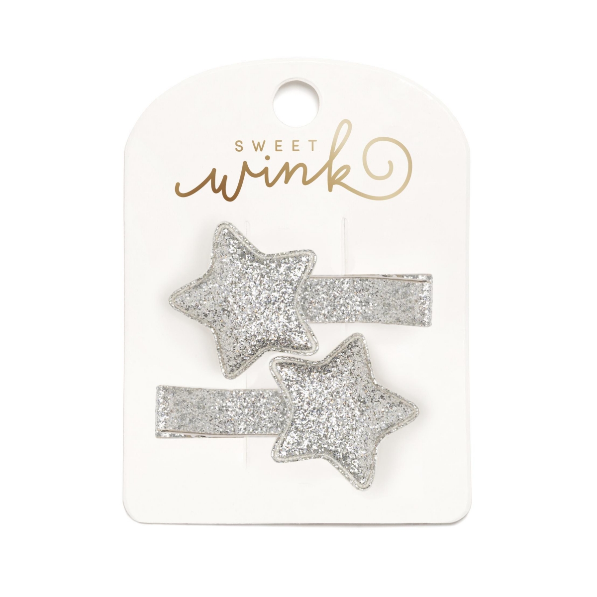 Click here for Sweet Wink Little and Big Girls Silver Glitter Sta... prices