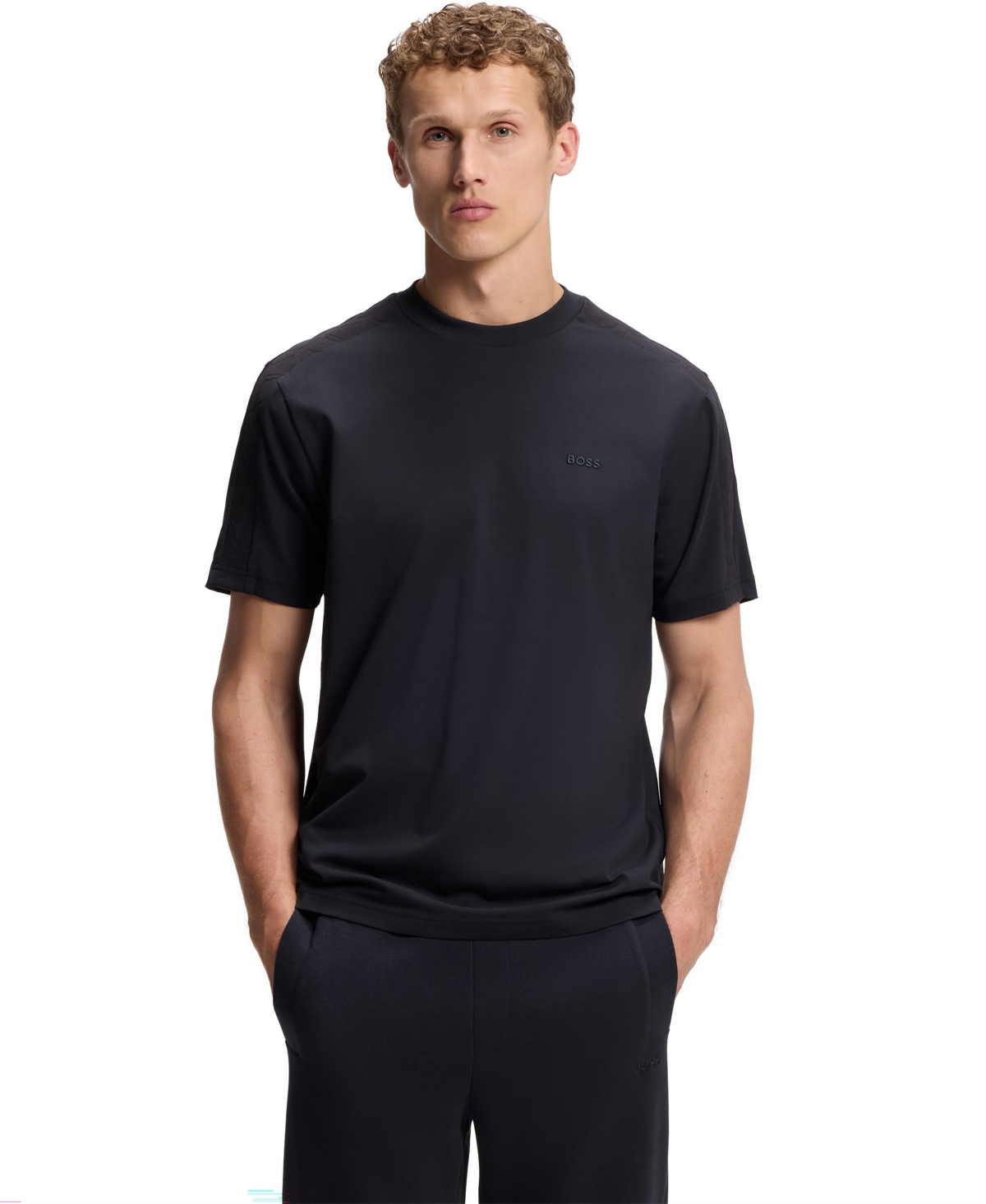 Click here for Boss by Hugo Boss Mens Stretch-Cotton Regular-Fit... prices