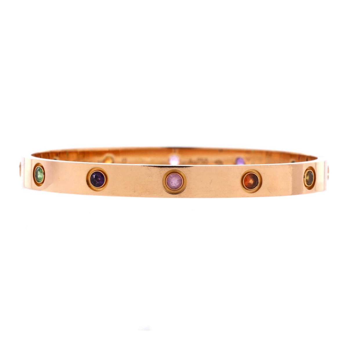 Click here for Pre-Owned Cartier Love 10 Stone Bracelet - 18k ros... prices