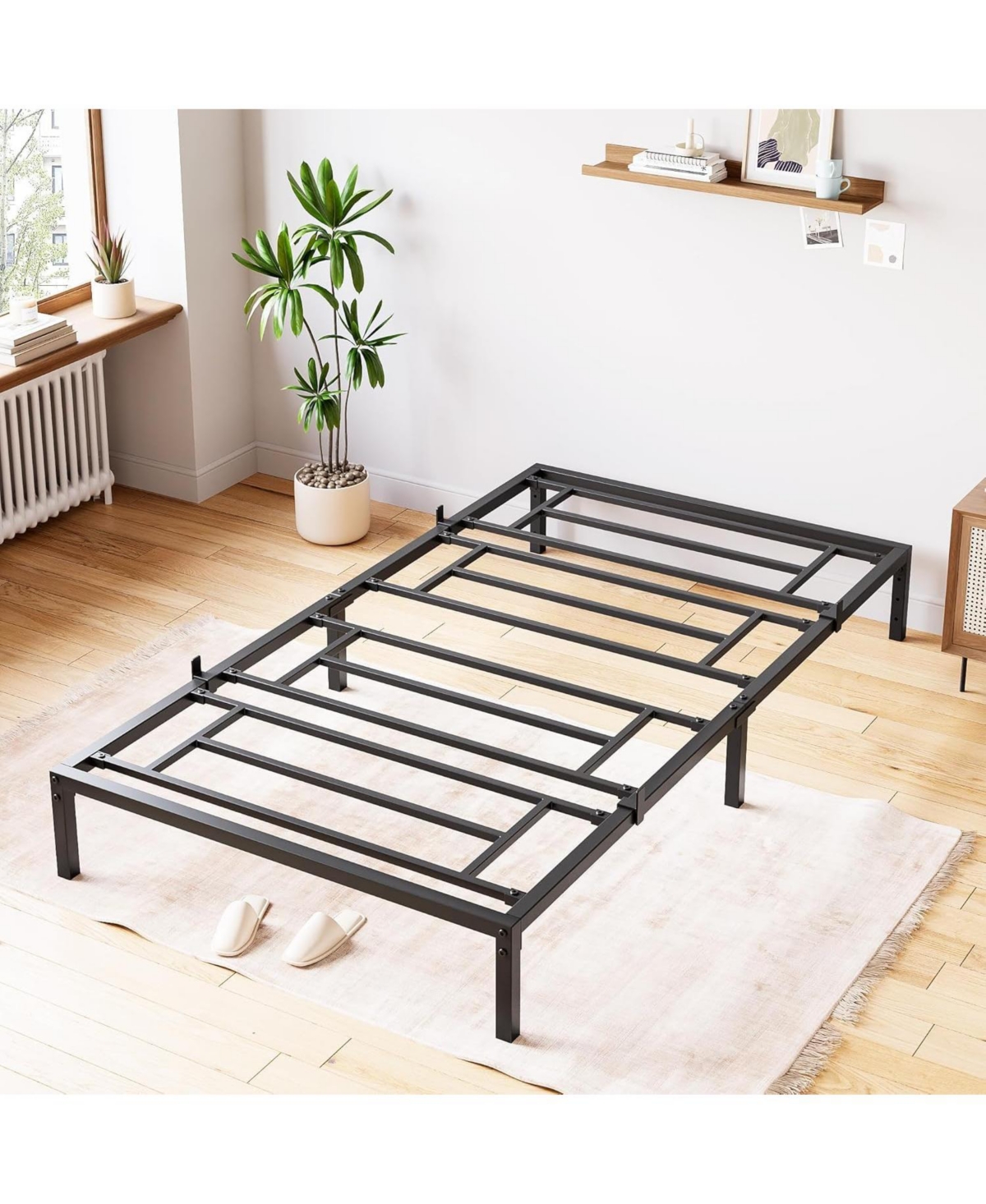 Click here for homfan 8Inch Heavy Duty Metal Bed Frame - Platform... prices