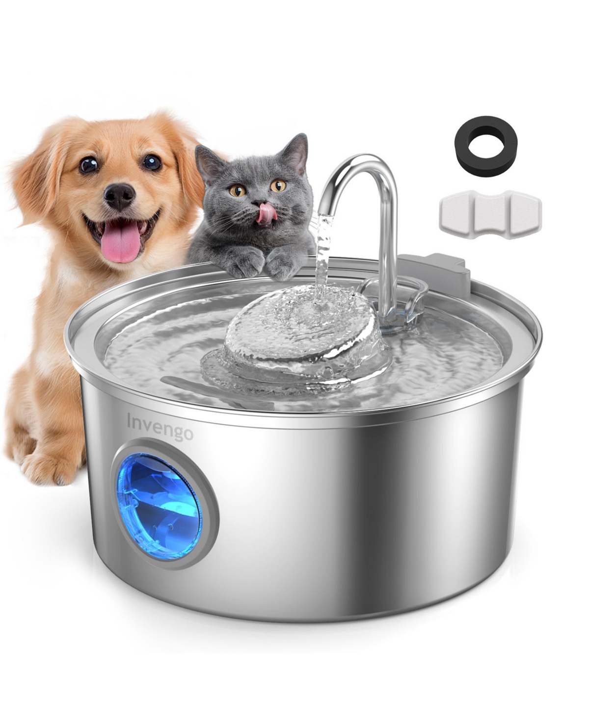 Click here for Ltmate Cat Water Fountain Stainless Steel  108oz/3... prices