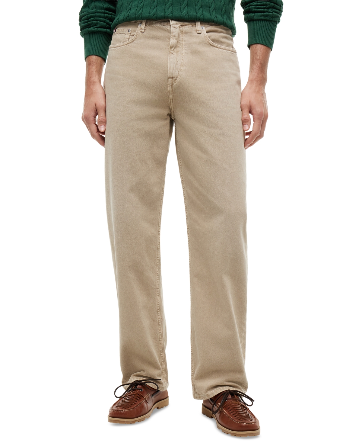Click here for Tommy Hilfiger Mens Garment Dyed Straight Jeans -... prices