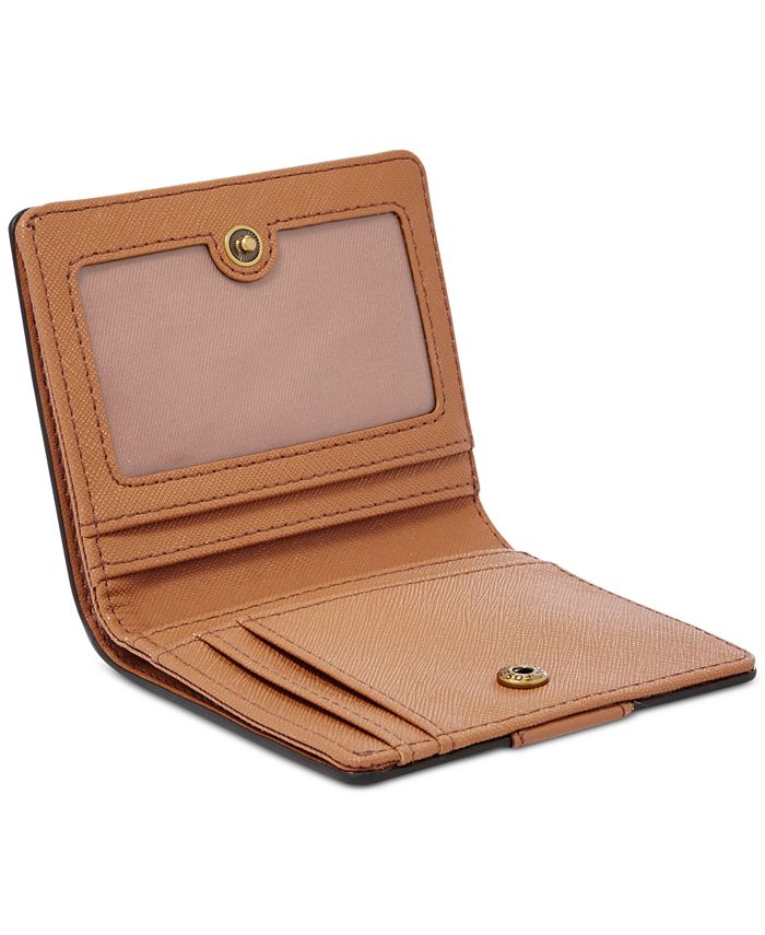 Fossil Emma RFID Printed Bifold Mini Wallet - Macy's