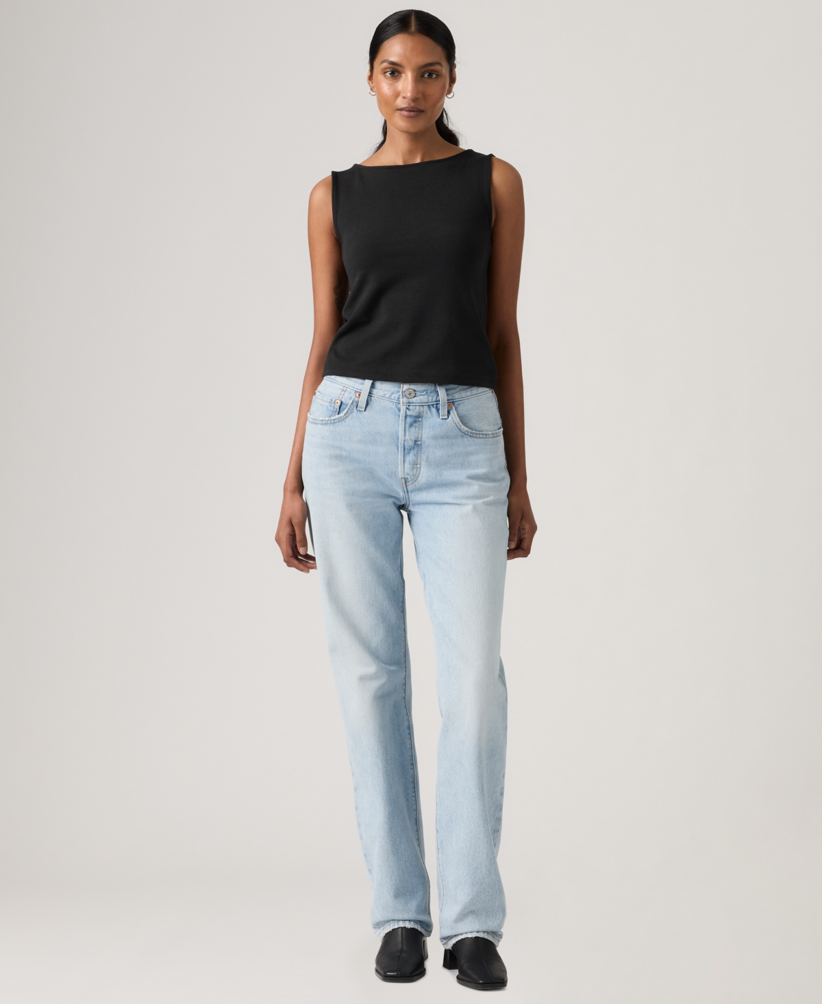 Click here for Levis Premium Womens 501 90s Mid-Rise Straight-Fit... prices
