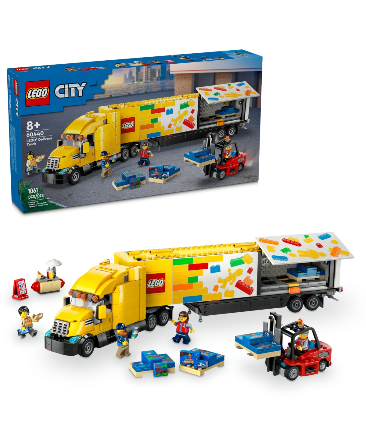 Click here for Lego City Yellow Delivery Truck 60440 - Multi prices