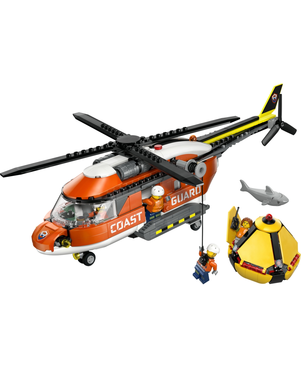 Click here for Lego City Coast Guard Helicopter Toy 60503 - Multi prices