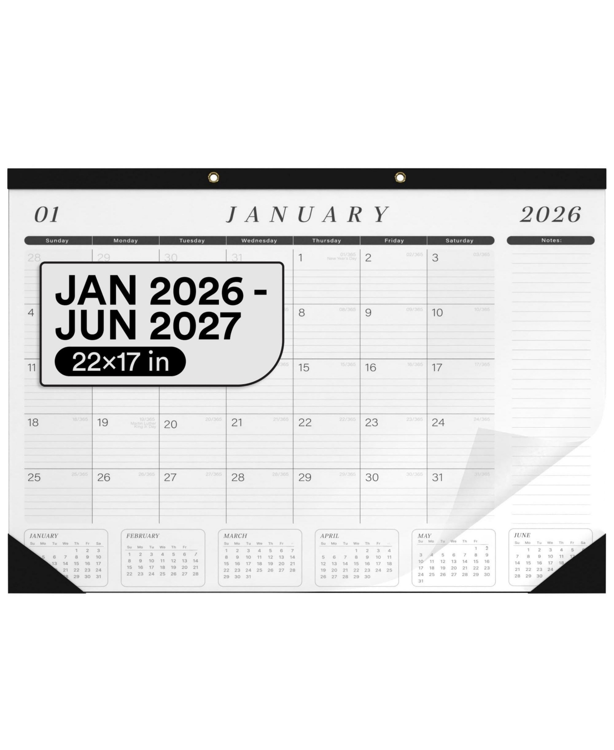 Click here for Gnuadz Desk Calendar 2026-2027 Blotter Planner - B... prices