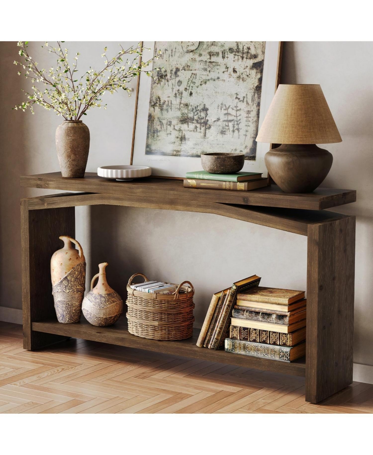 Click here for Tribesigns Solid Wood Sofa Table  63 Console Table... prices