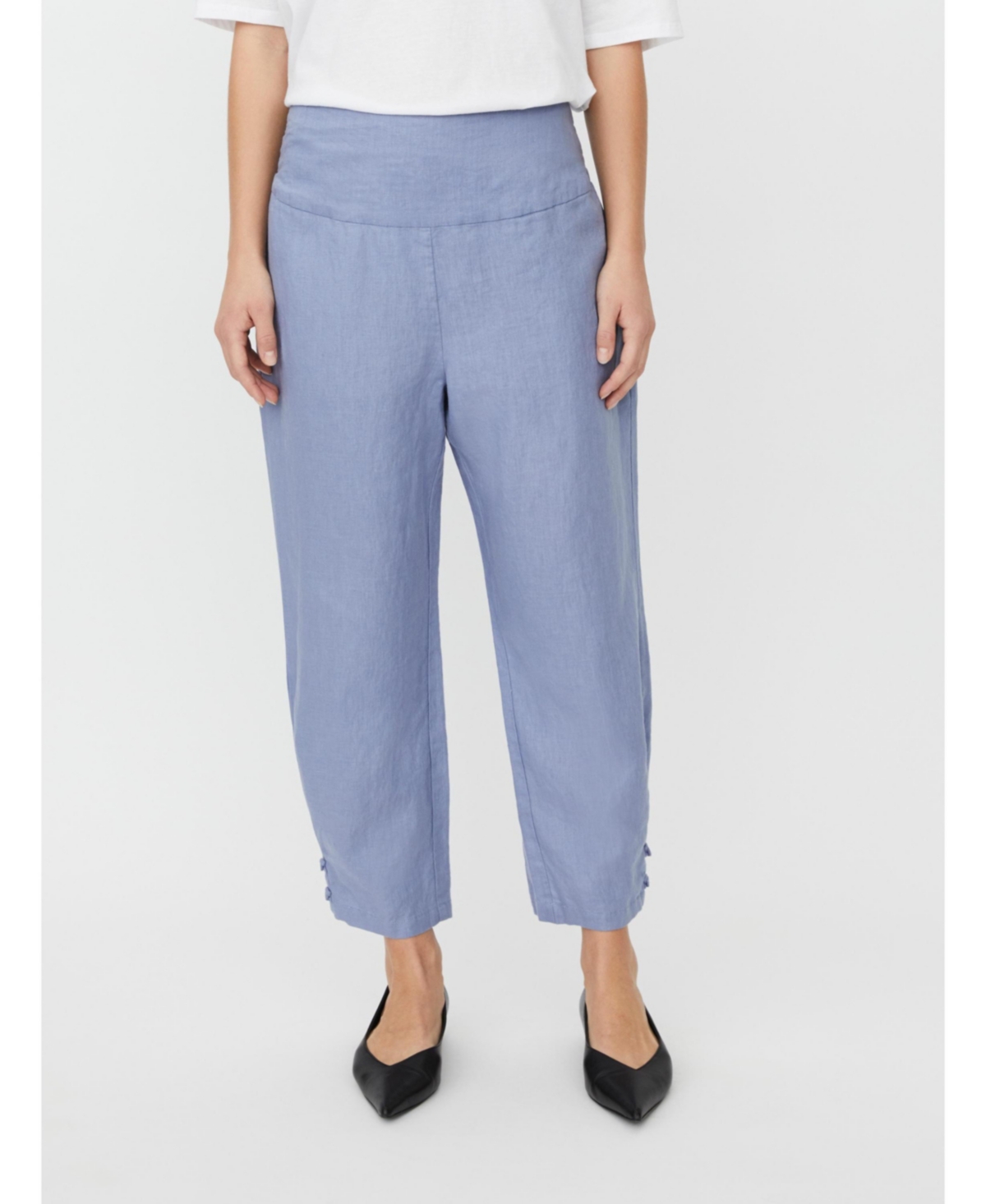 Click here for Masai Copenhagen Womens MaPenna Cropped Linen Trou... prices