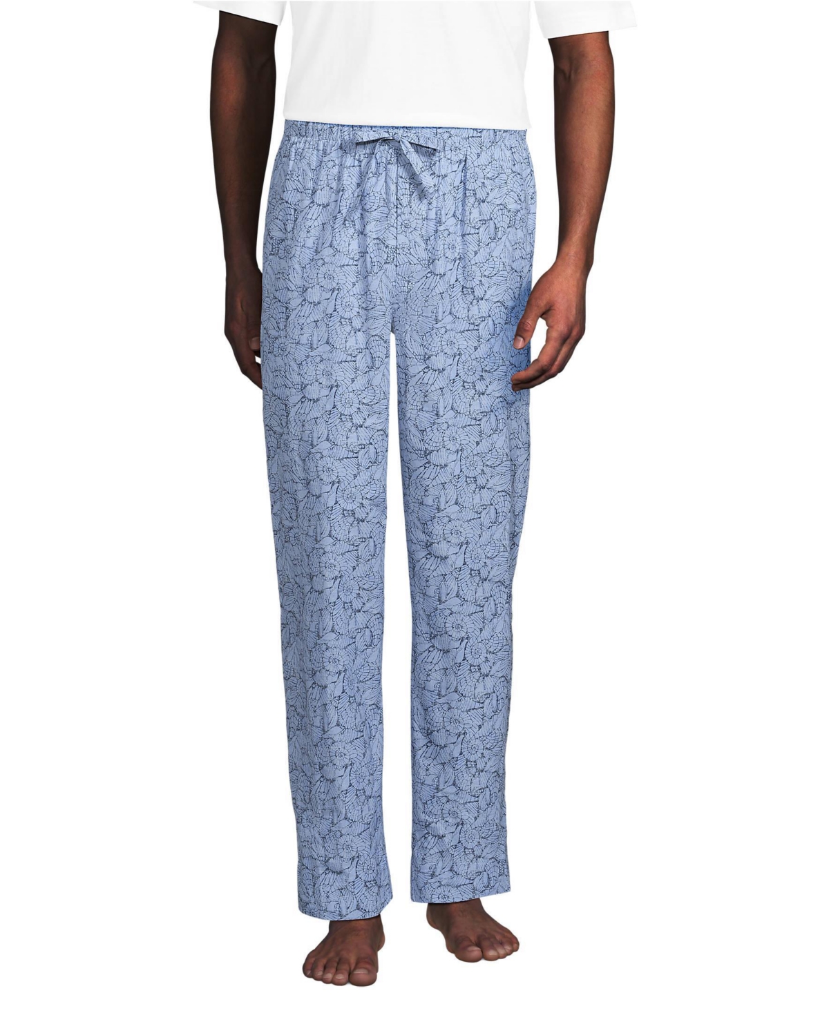 Click here for Lands End Mens Essential Pajama Pant - Tossed shel... prices