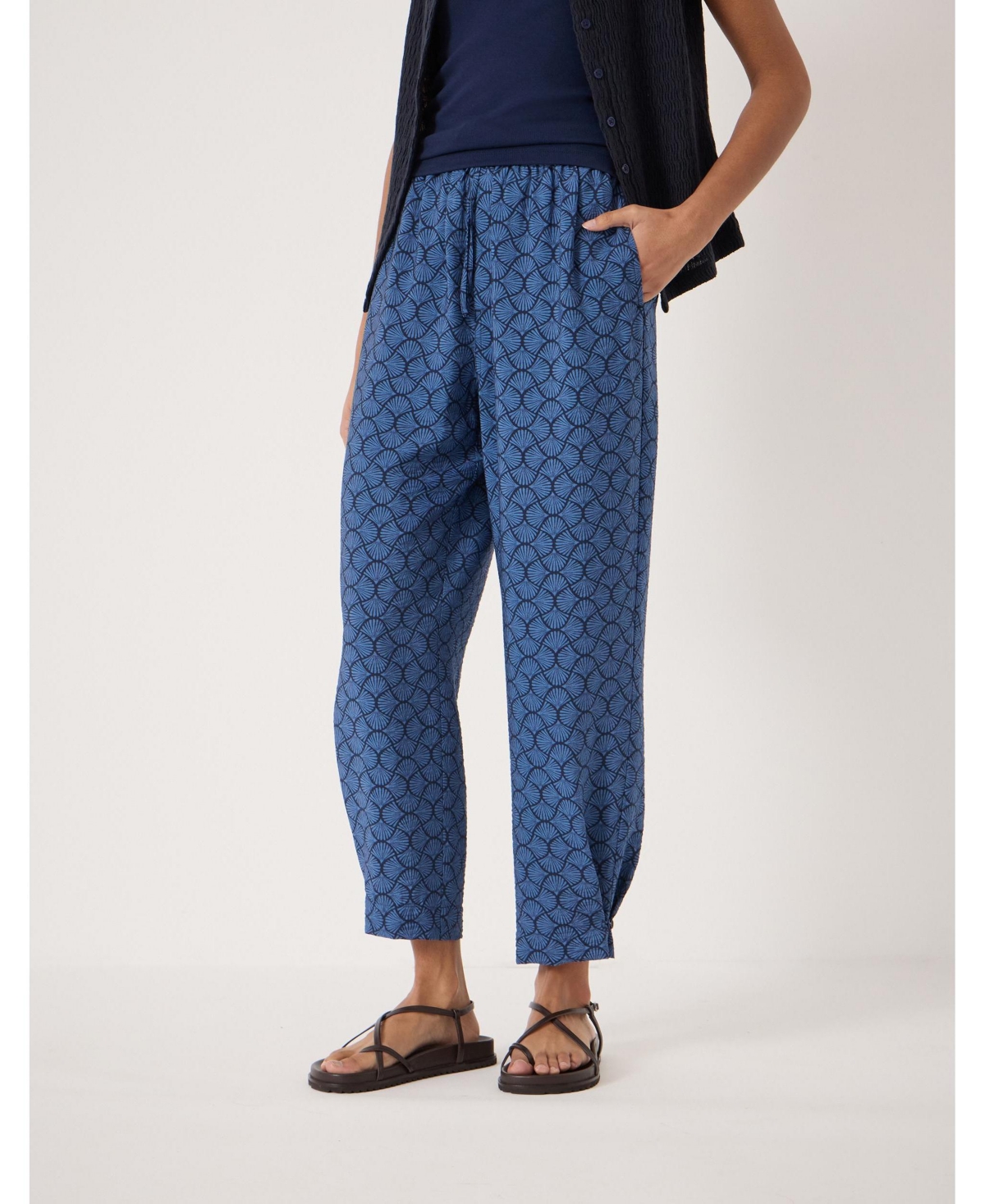 Click here for Hush Womens Vrai Air Flow Ankle Grazer Pants - Sea... prices