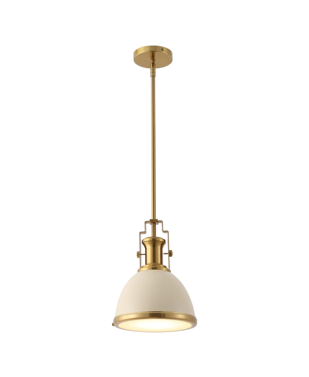 Click here for Homer 1-Light Modern Industrial Iron Led Dome Pend... prices