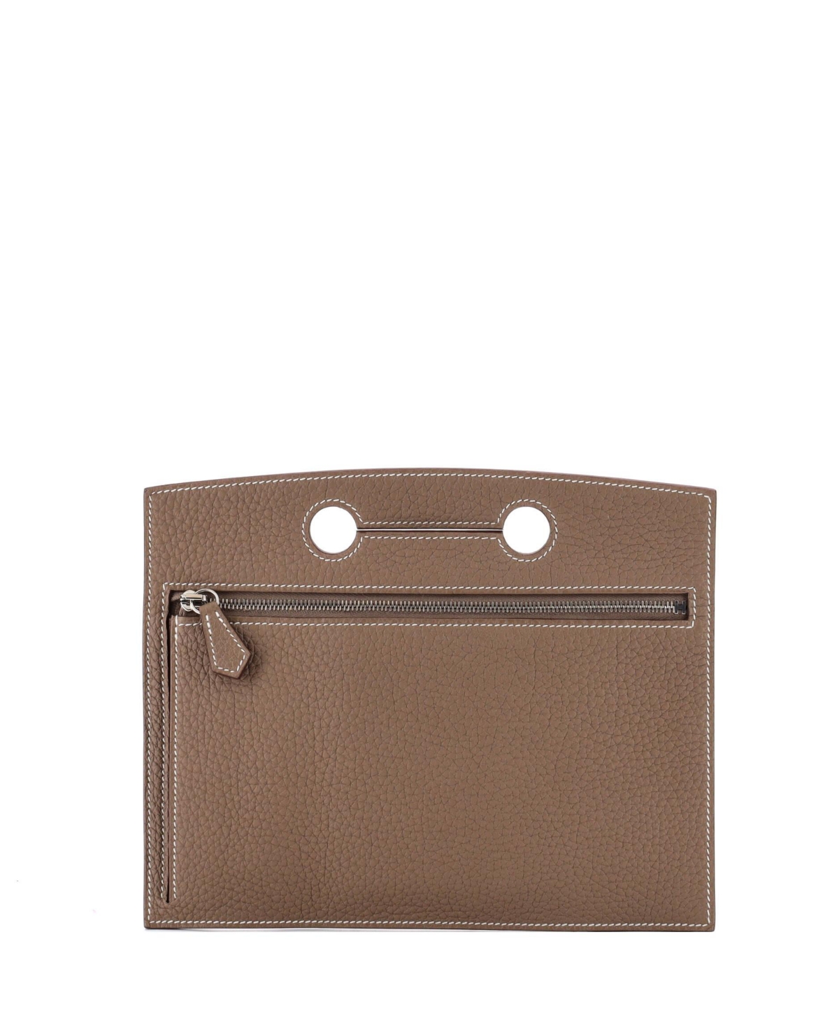 Click here for Pre-Owned Hermes 20 Backpocket Pouch Togo - Brown prices
