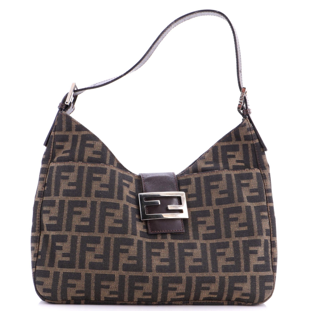Click here for Pre-Owned Fendi Medium Vintage Shoulder Bag Zucca... prices