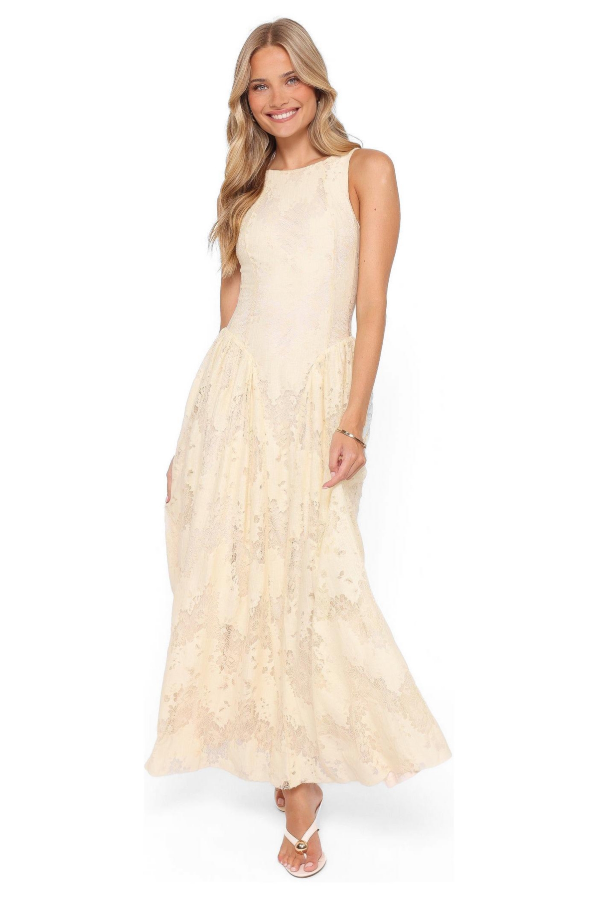 Click here for Petal and Pup Womens Denny Maxi Dress - Butter yel... prices