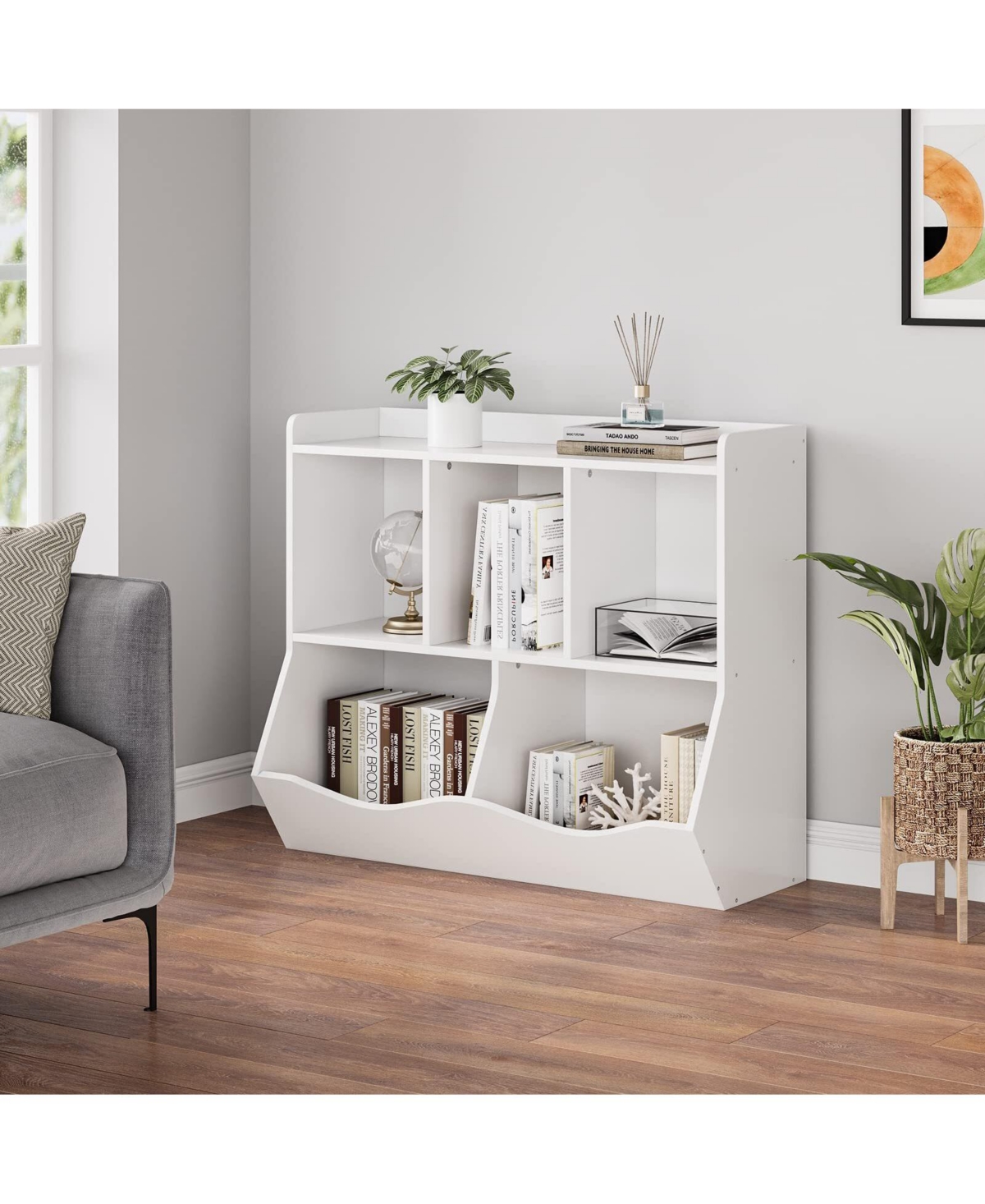 Click here for gaomon Wooden Bookshelf and Toy Storage  Children... prices