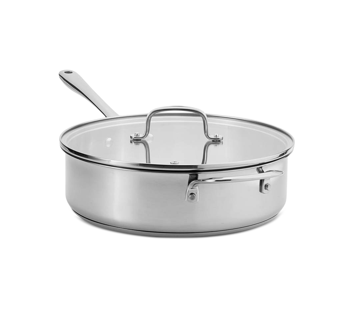 Click here for The Cellar Stainless-Steel 5-Qt. Covered Flat Saut... prices