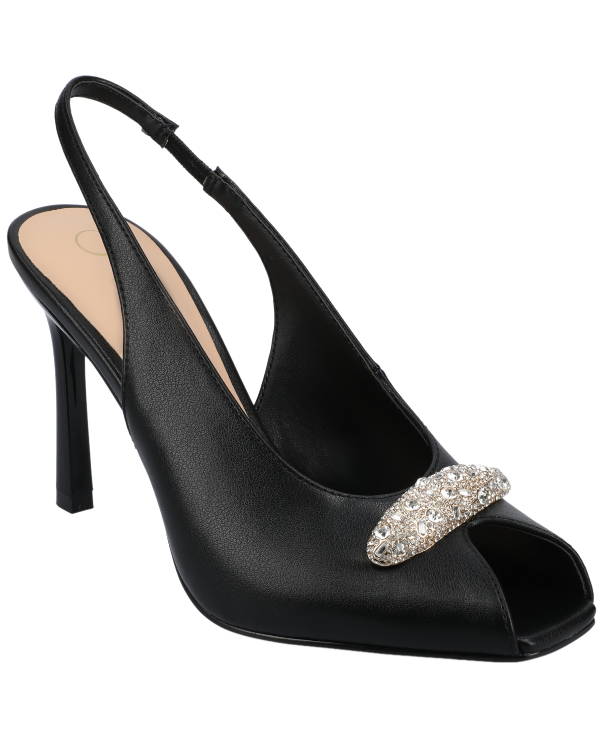Click here for Journee Collection Womens Cinnamon Peep Toe Embell... prices