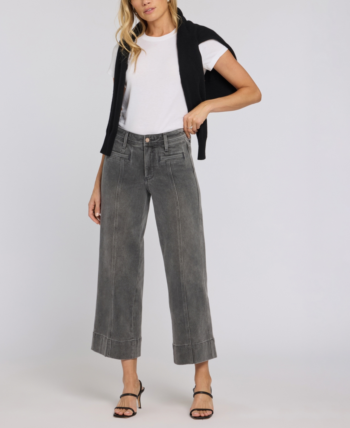 Click here for Nydj Womens Teresa Wide-Leg Ankle Jeans - Dusty As... prices