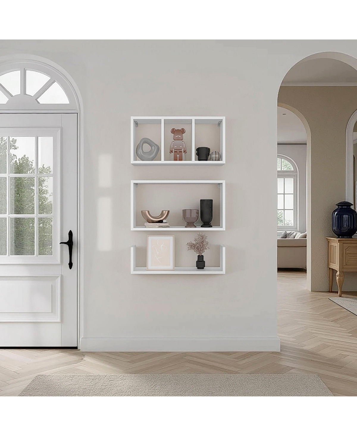 Click here for Fm Furniture Wall Mounted Floating Shelves  Set of... prices