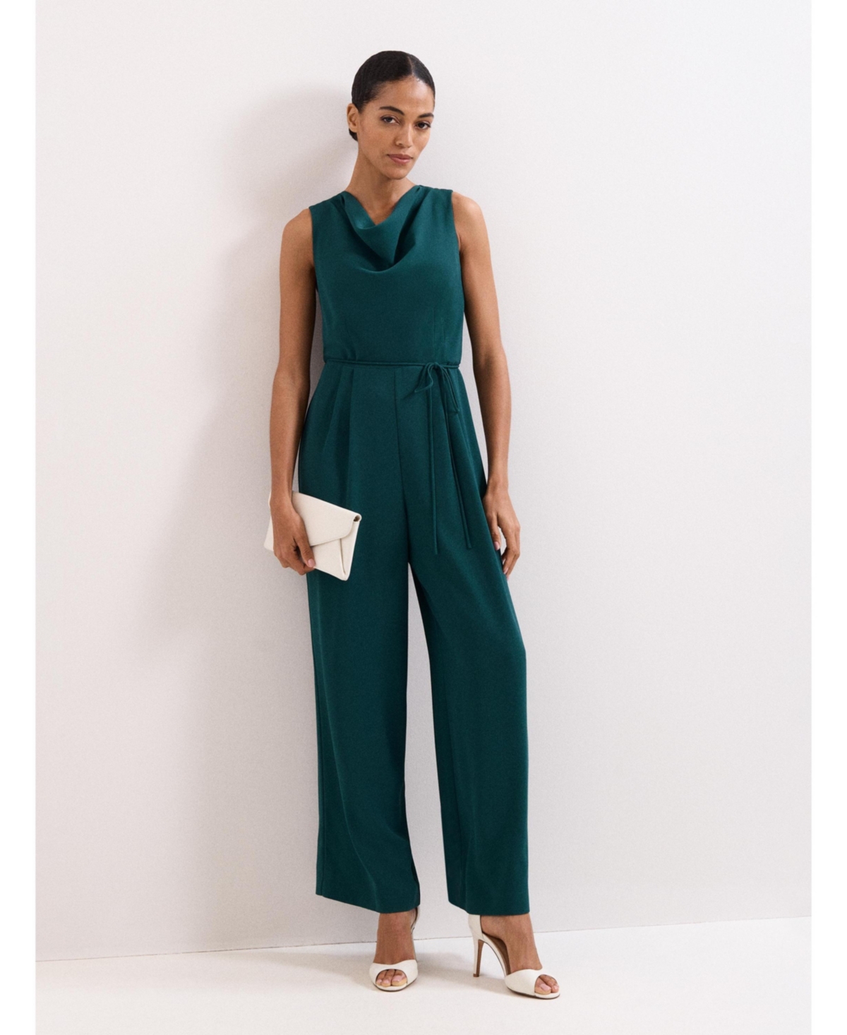 Click here for Phase Eight Womens Monique Cowl Neck Wide Leg Jump... prices