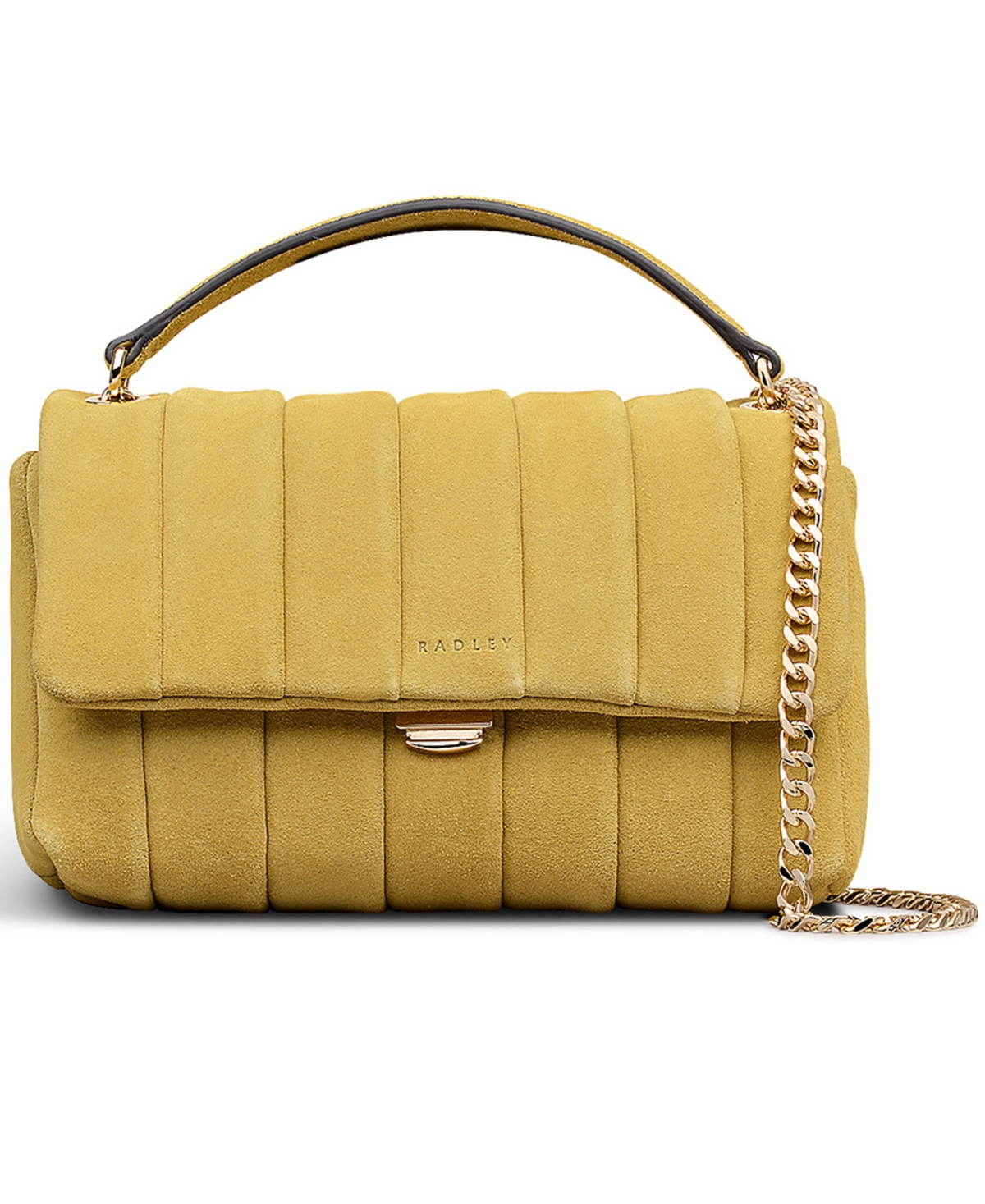 Click here for Radley London Burton Way Quilt Suede Small Crossbo... prices