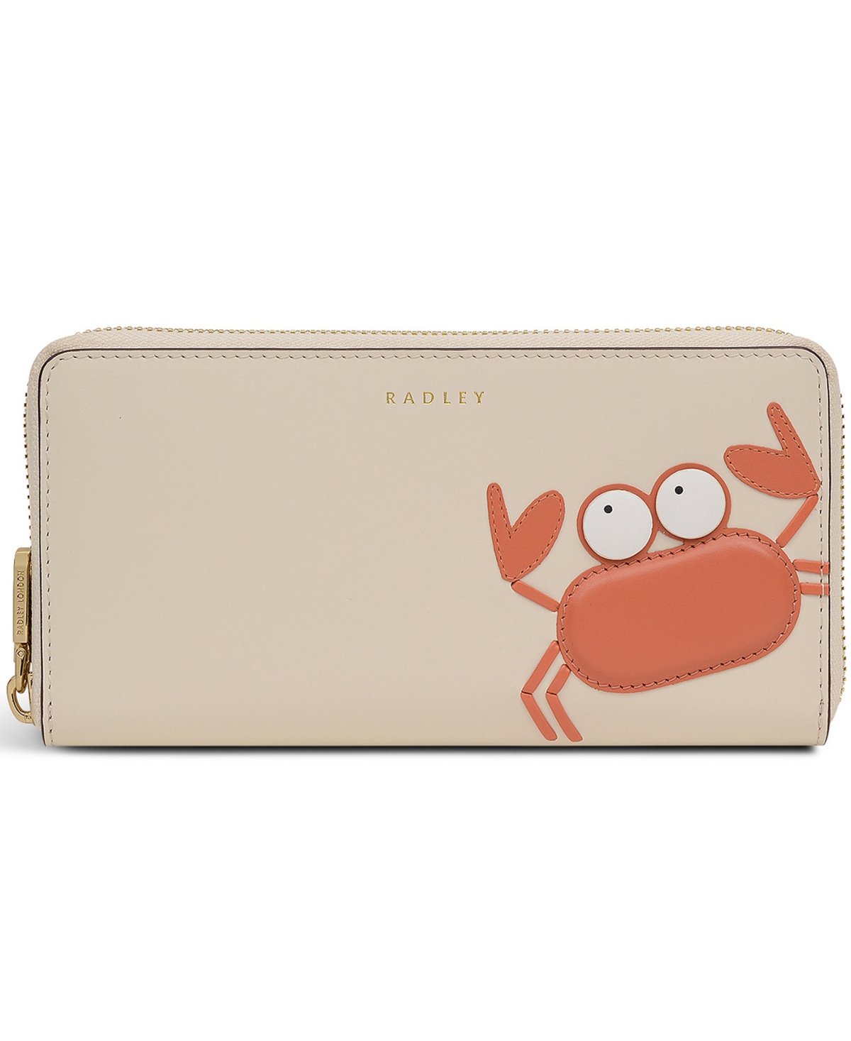 Click here for Radley London Clawde Crab Zip Around Wallet - Salt prices