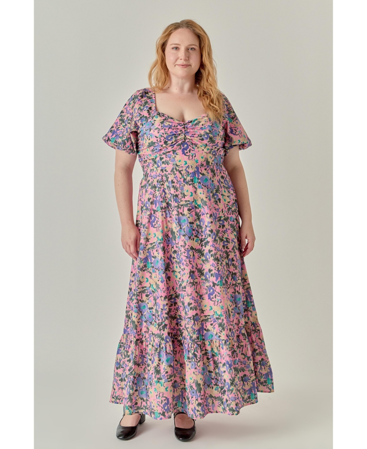 Click here for English Factory Plus Size Open Back Tie Maxi Dress... prices