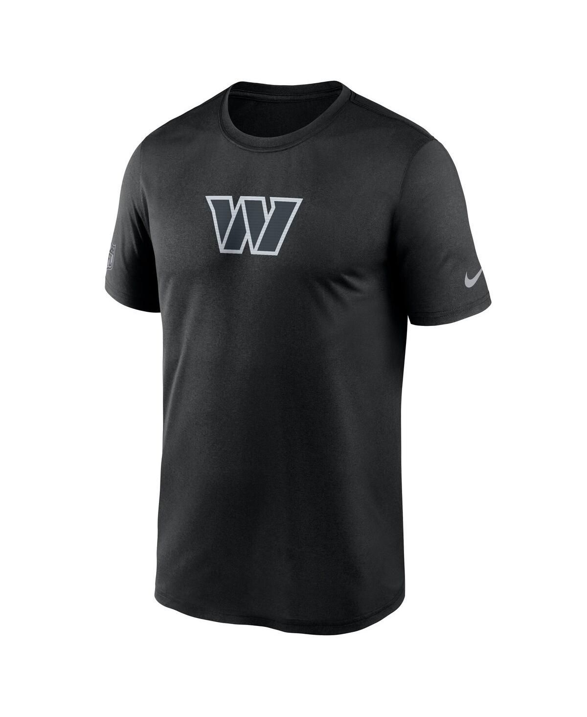 Click here for Nike Mens Black Washington Commanders Sideline Lea... prices