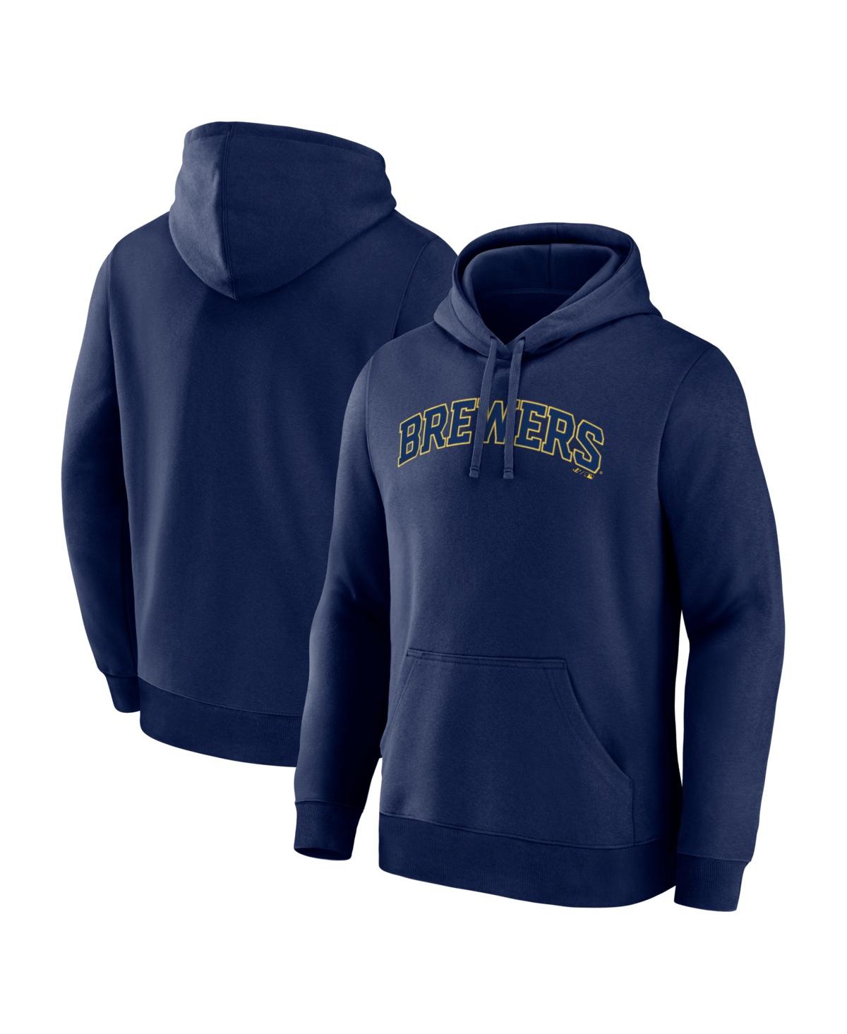Click here for Logo Athletic Mens Navy Milwaukee Brewers Wordmark... prices