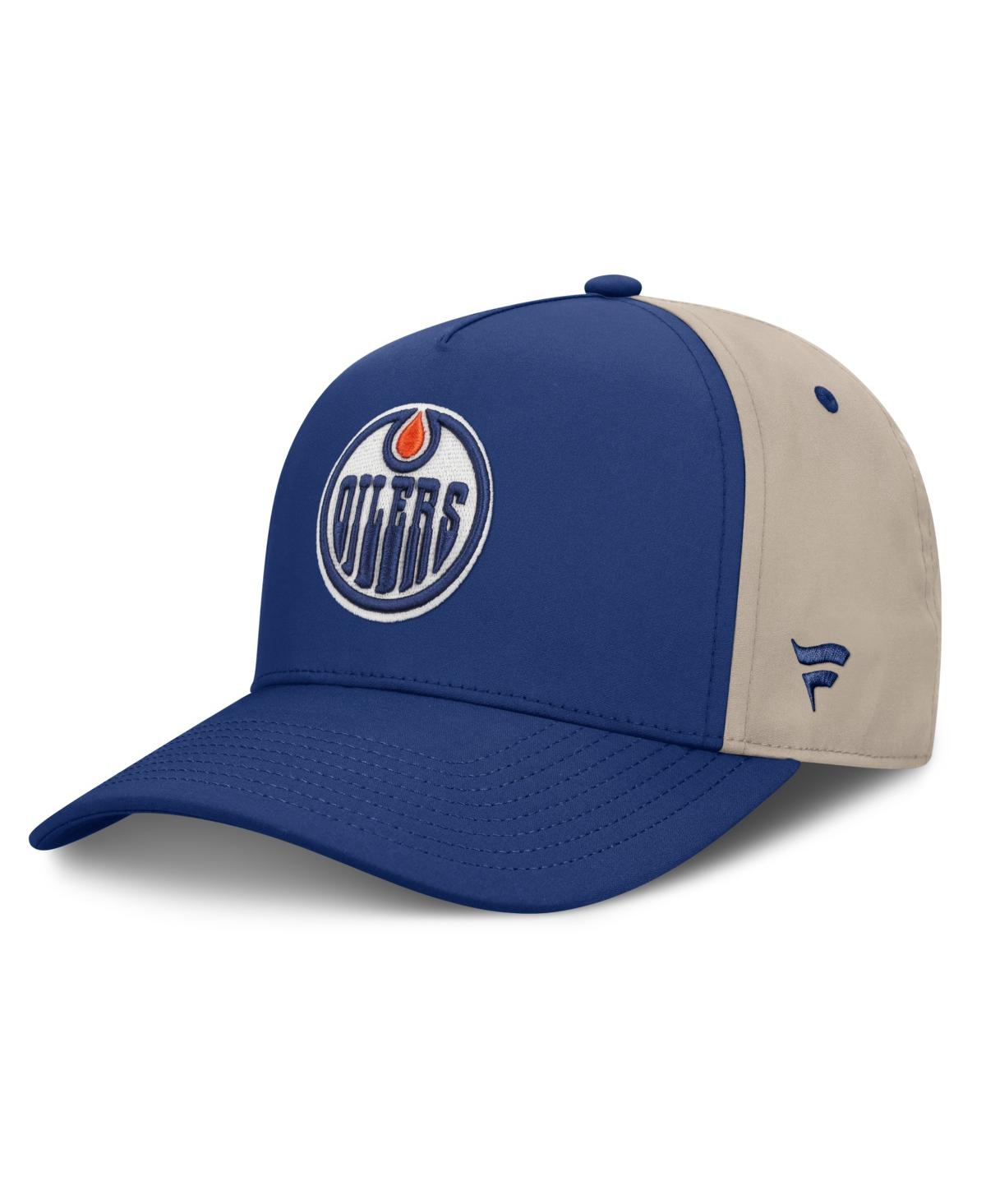 Click here for Fanatics Mens Royal/Tan Edmonton Oilers 2026 Stanl... prices