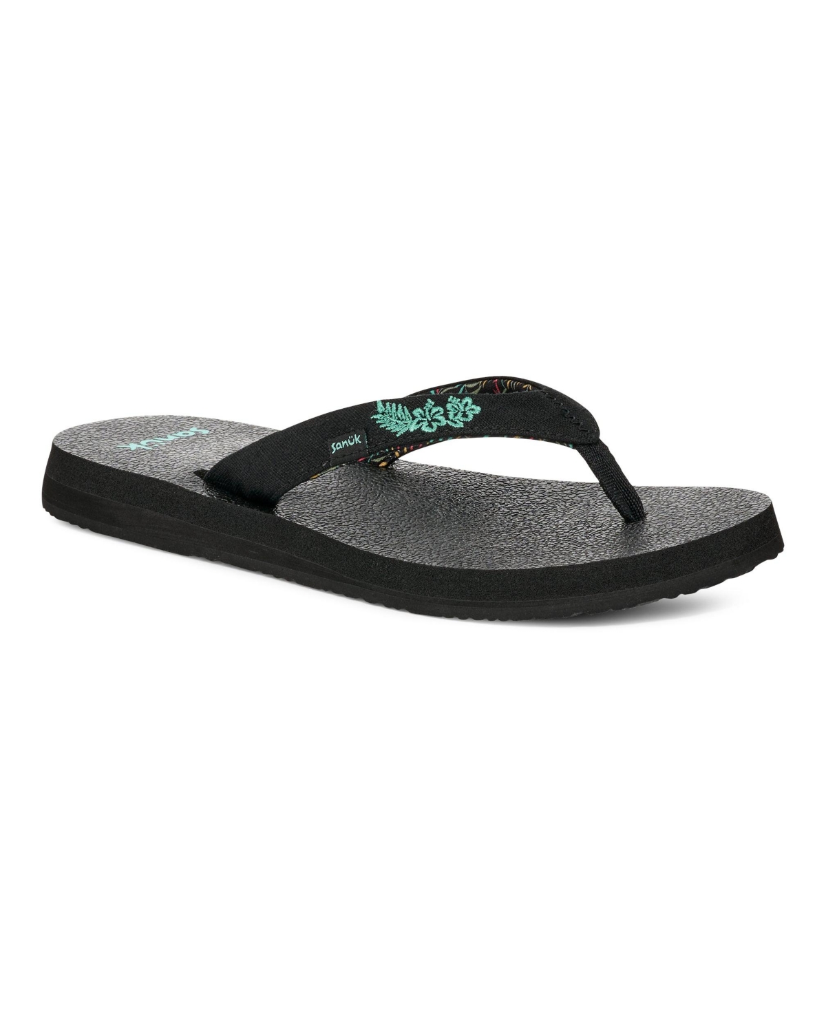 Click here for Sanuk Womens Yoga Paradise Ii Sandals - Black para... prices