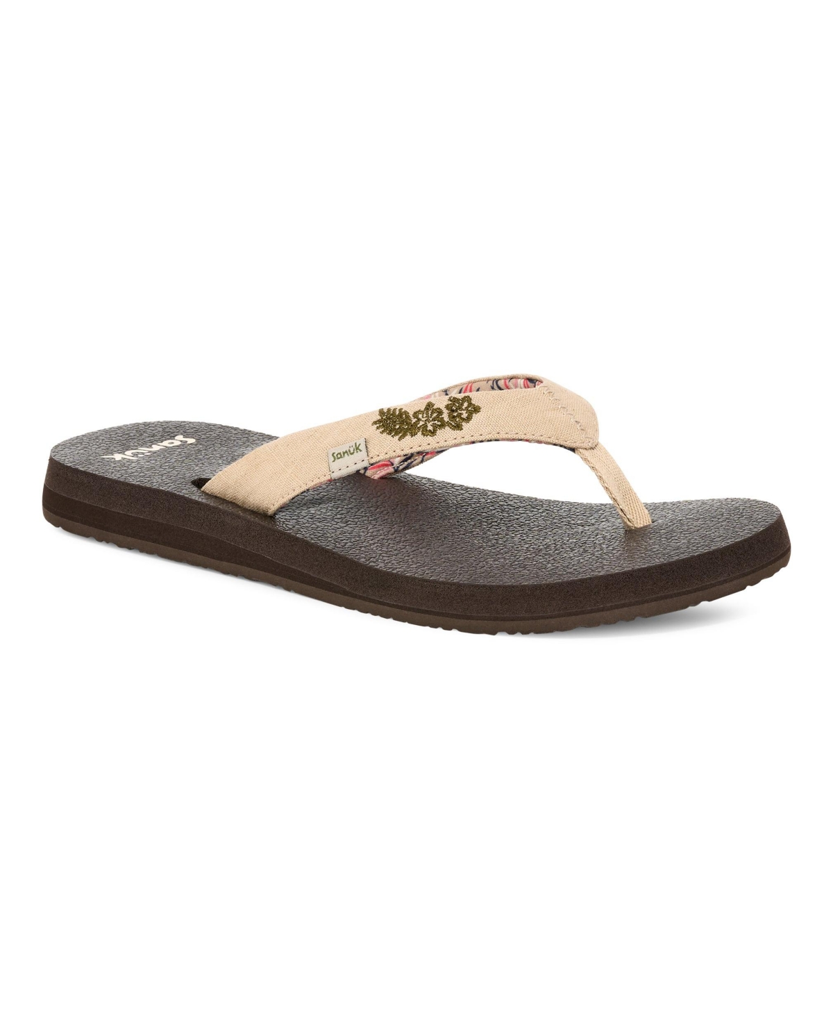 Click here for Sanuk Womens Yoga Paradise Ii Sandals - Natural pa... prices
