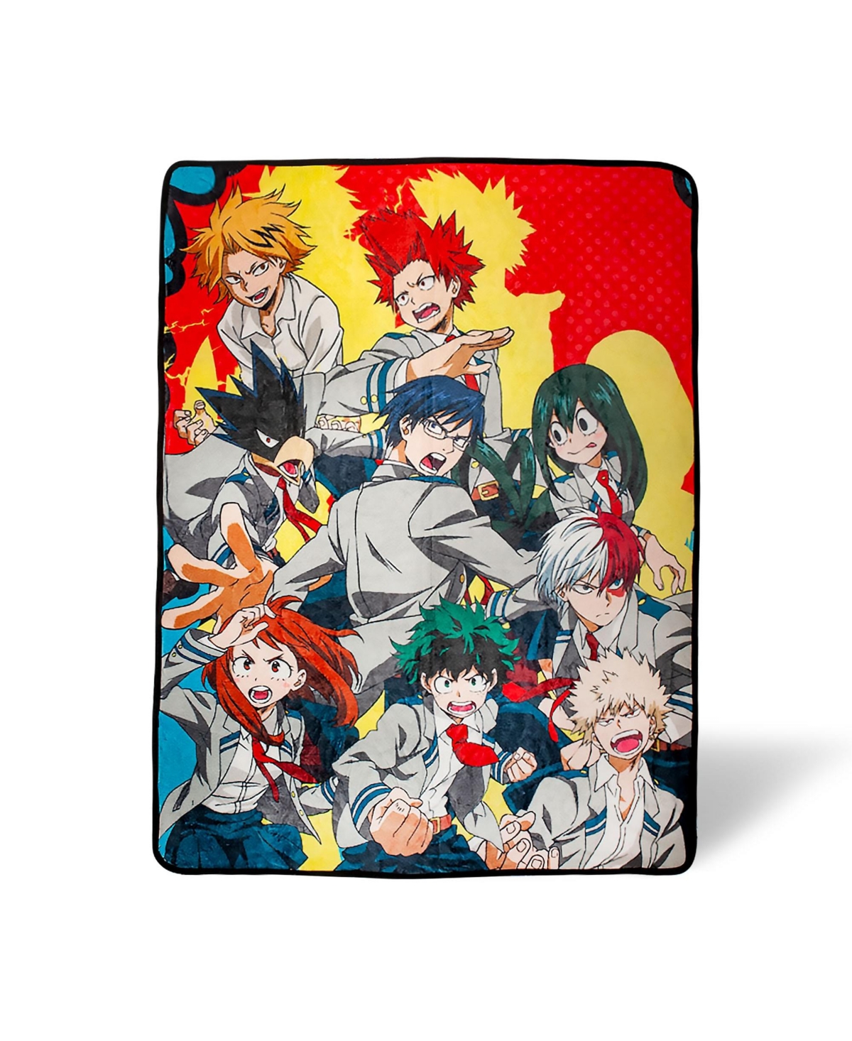 Click here for Just Funky My Hero Academia Group Fleece Throw Bla... prices