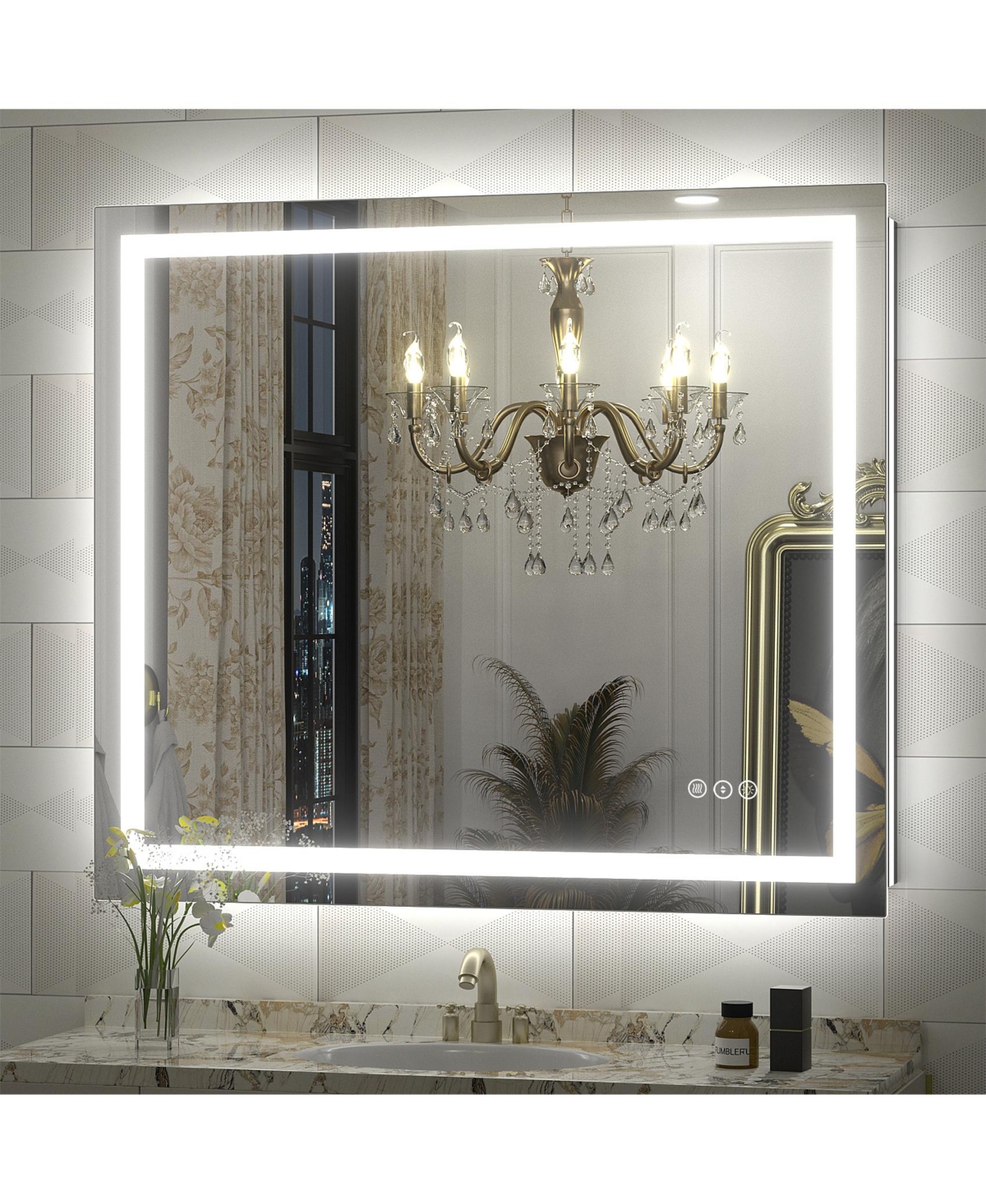 Click here for Apmir 36 x 40 Super Bright Front and Back Led Ligh... prices