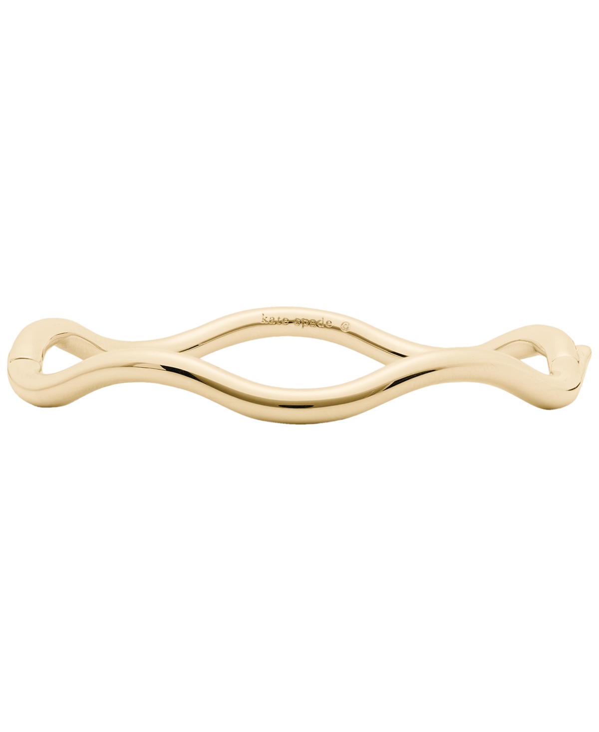Click here for kate spade new york Gold-Tone Wave Thin Bangle Bra... prices